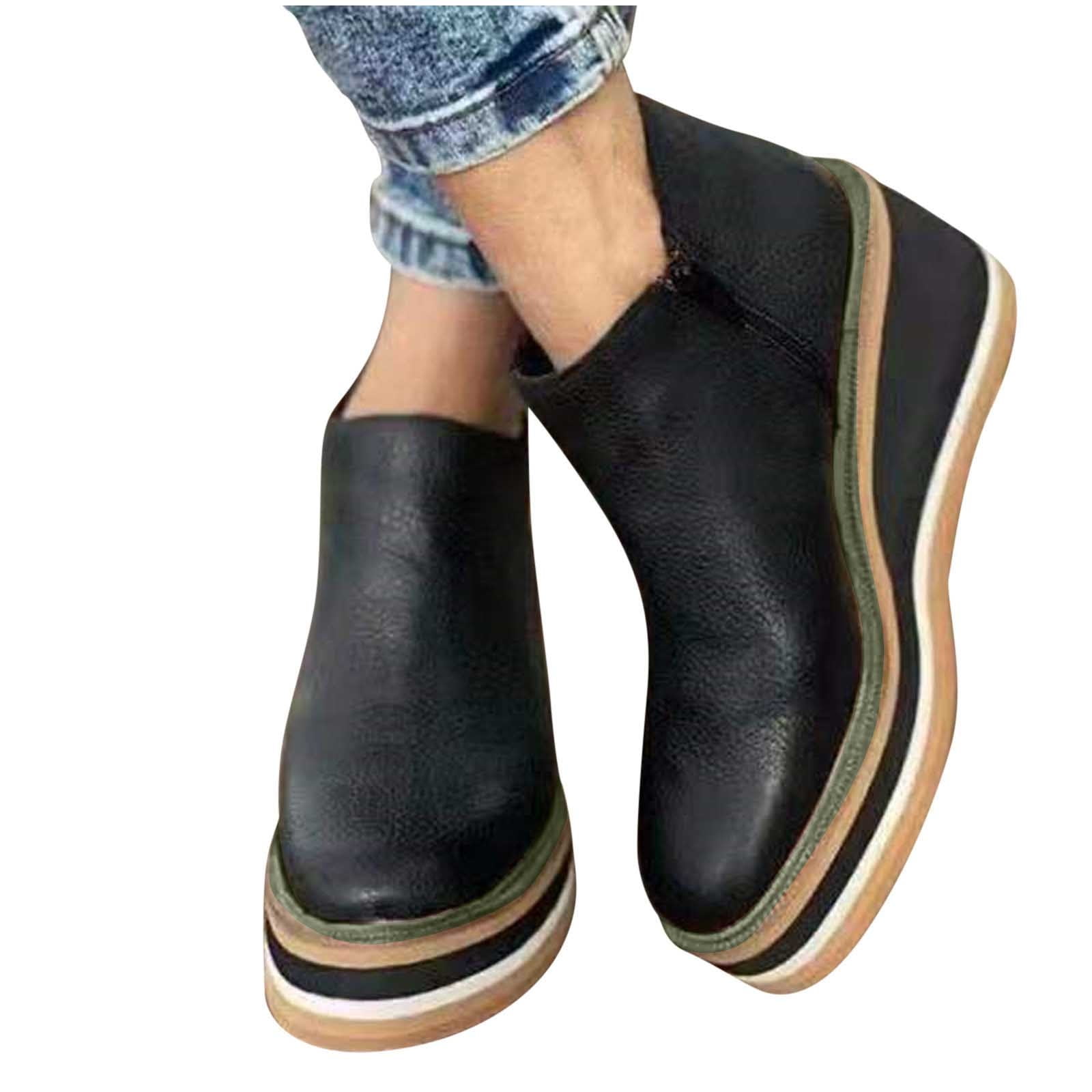 Samickarr Wedge Sneakers For Women'S Hidden Heel Platform Wedge Booties ...