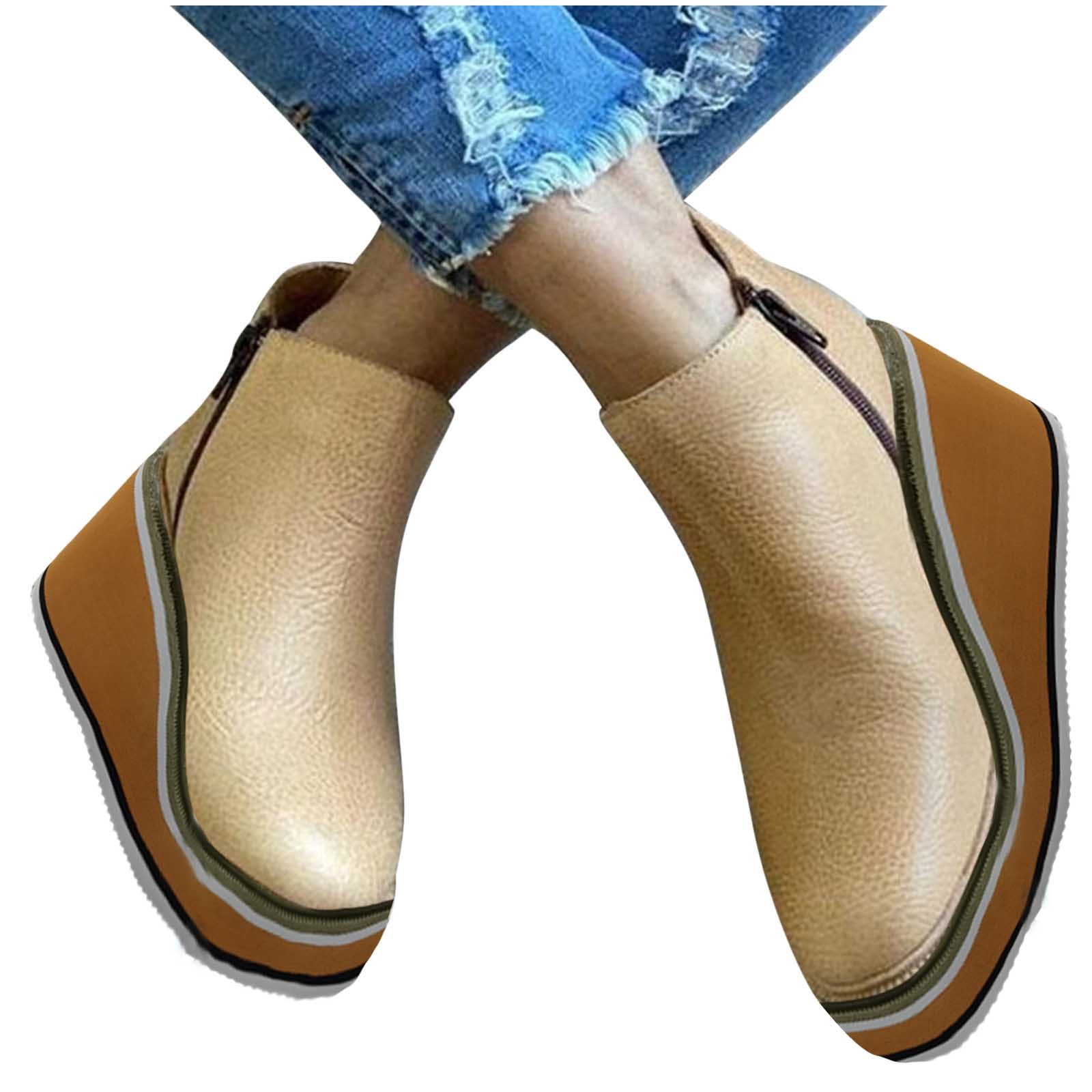 Samickarr Wedge Sneakers For Women'S Hidden Heel Platform Wedge Booties ...