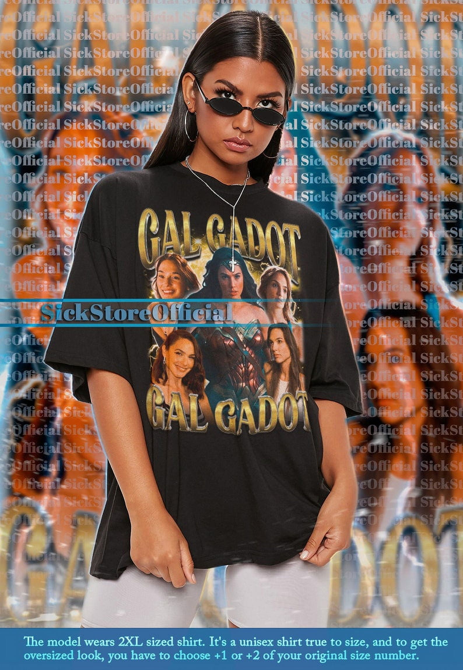 GAL GADOT Vintage Shirt, Gal Gadot Homage Tshirt, Gal Gadot Fan Tees ...