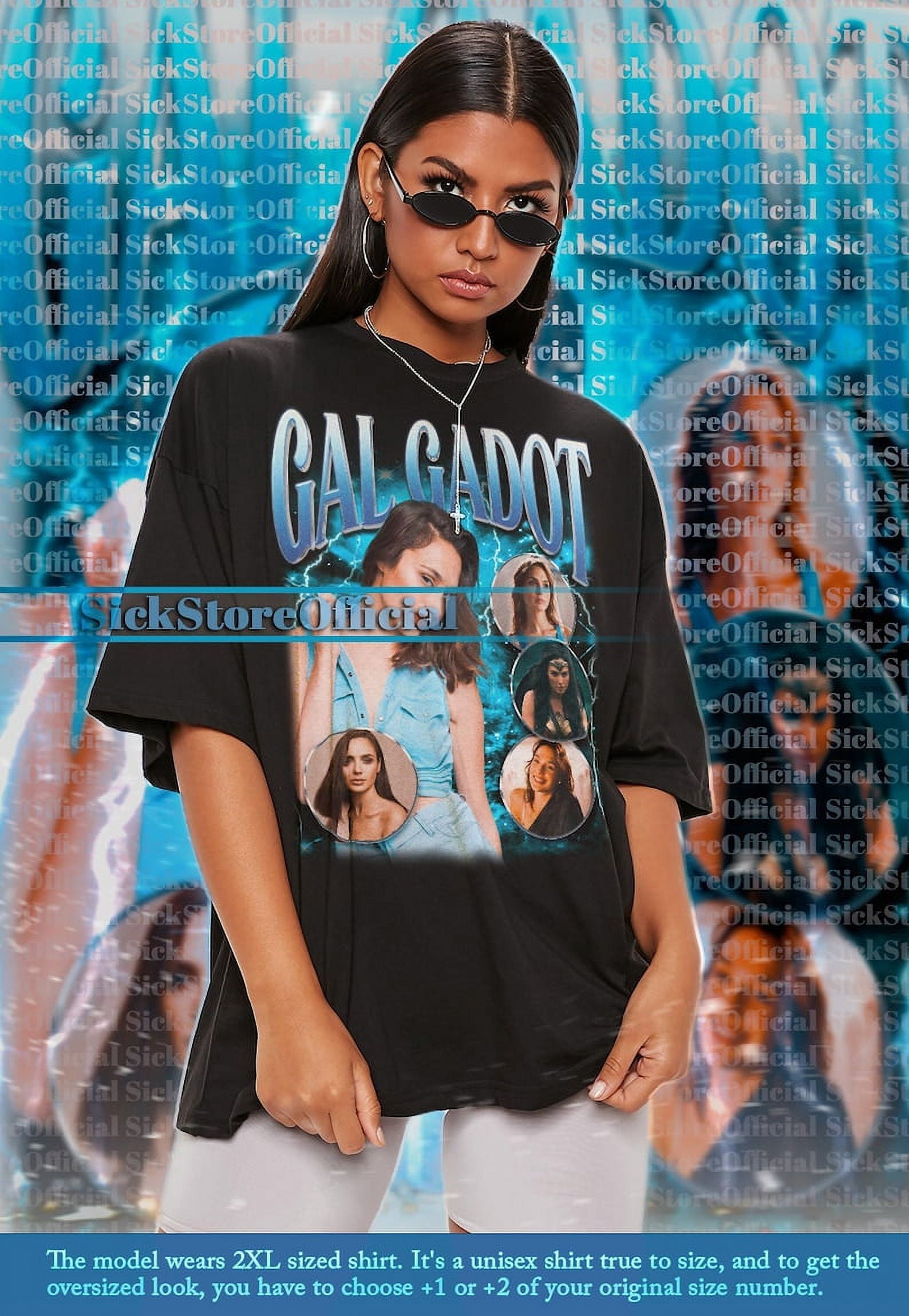 GAL GADOT Vintage Shirt, Gal Gadot Homage Tshirt, Gal Gadot Fan Tees ...