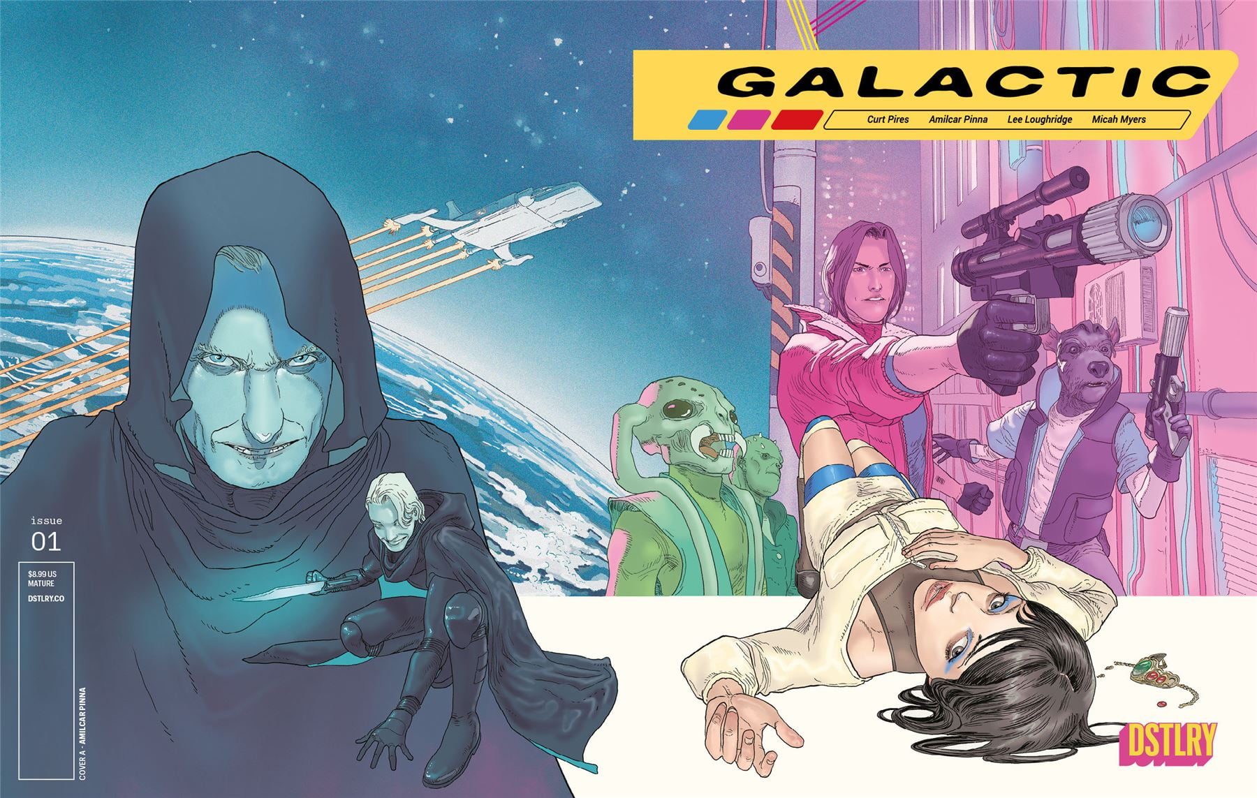 GALACTIC #1 CVR A AMILCAR PINNA DSTLRY Comic Book 2025 - Walmart.com