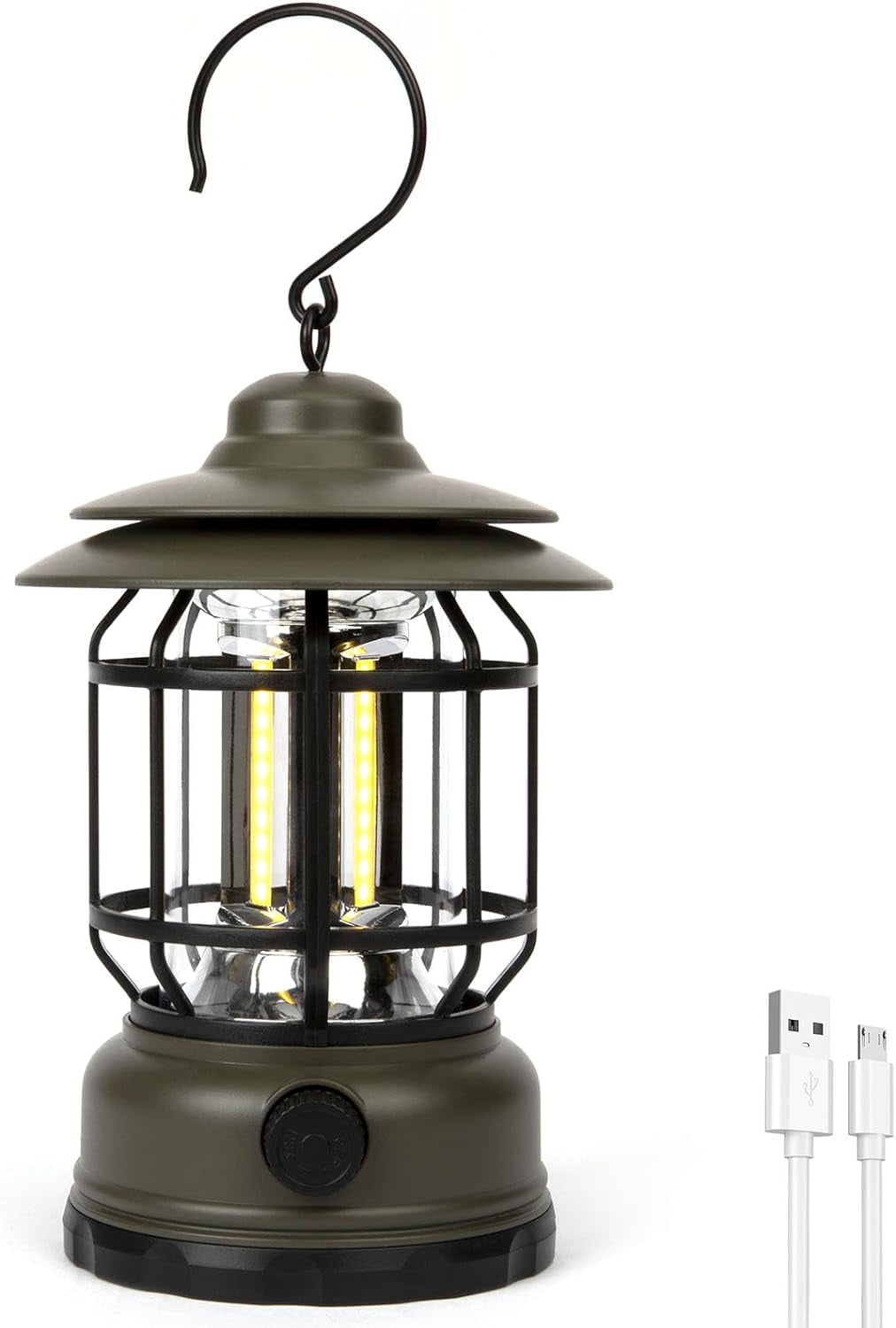 GALAPROX Camping Lantern Rechargeable Hanging LED Tent Light for ...