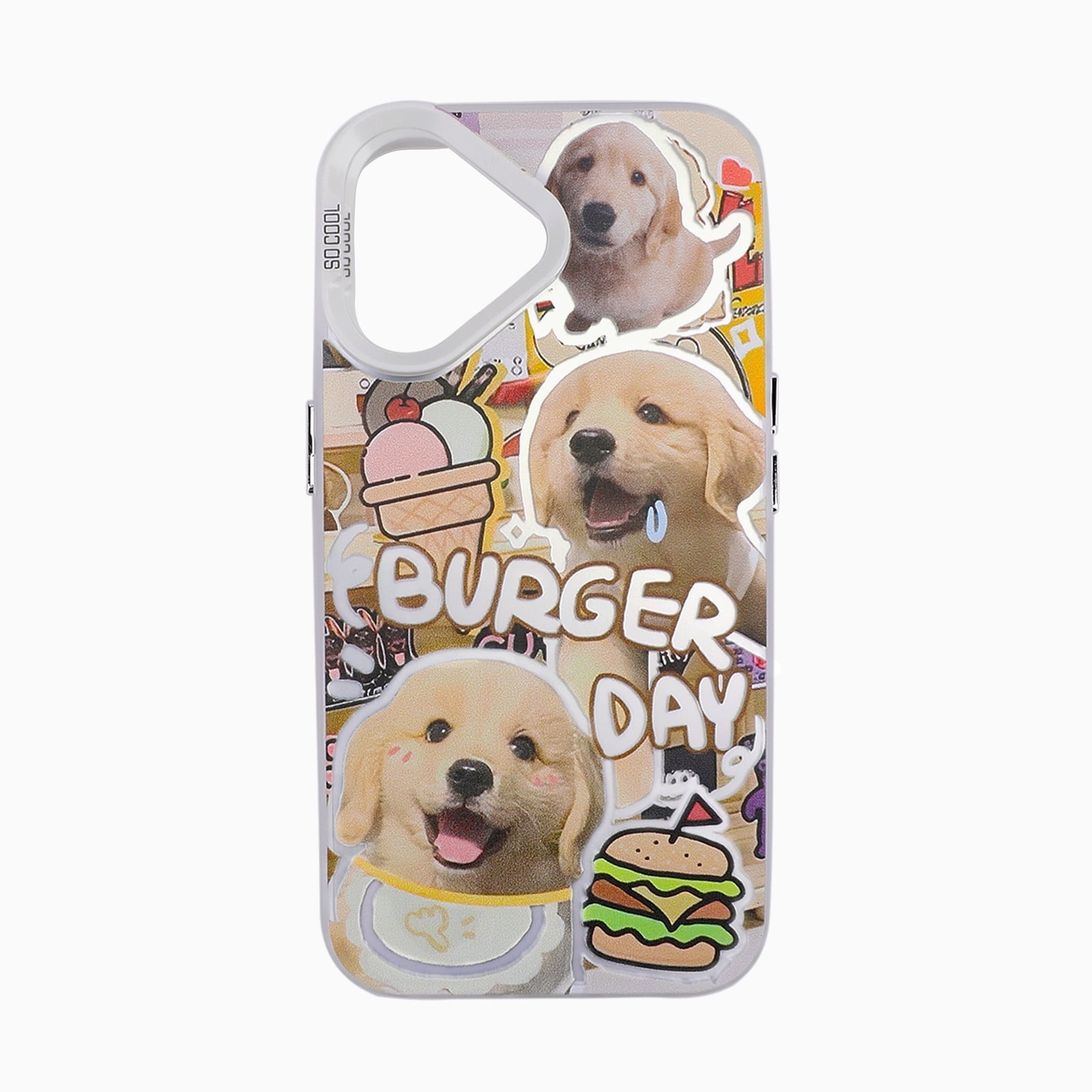 GALAPROX Puppy Stickers Cute Case for iPhone 16, Lovely Pet Dogs ...