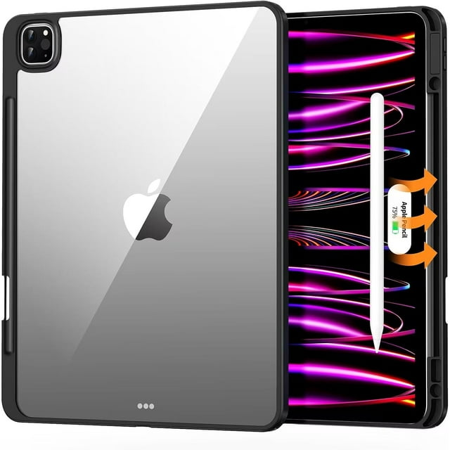 GALAPROX iPad Pro 13 Inch Case 2024 with Pencil Holder, Clear Cases for ...