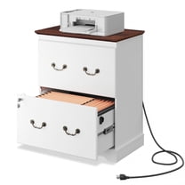 2 Drawer File Cabinet, Farmhouse Filing Cabinet for Home Office Fits ...