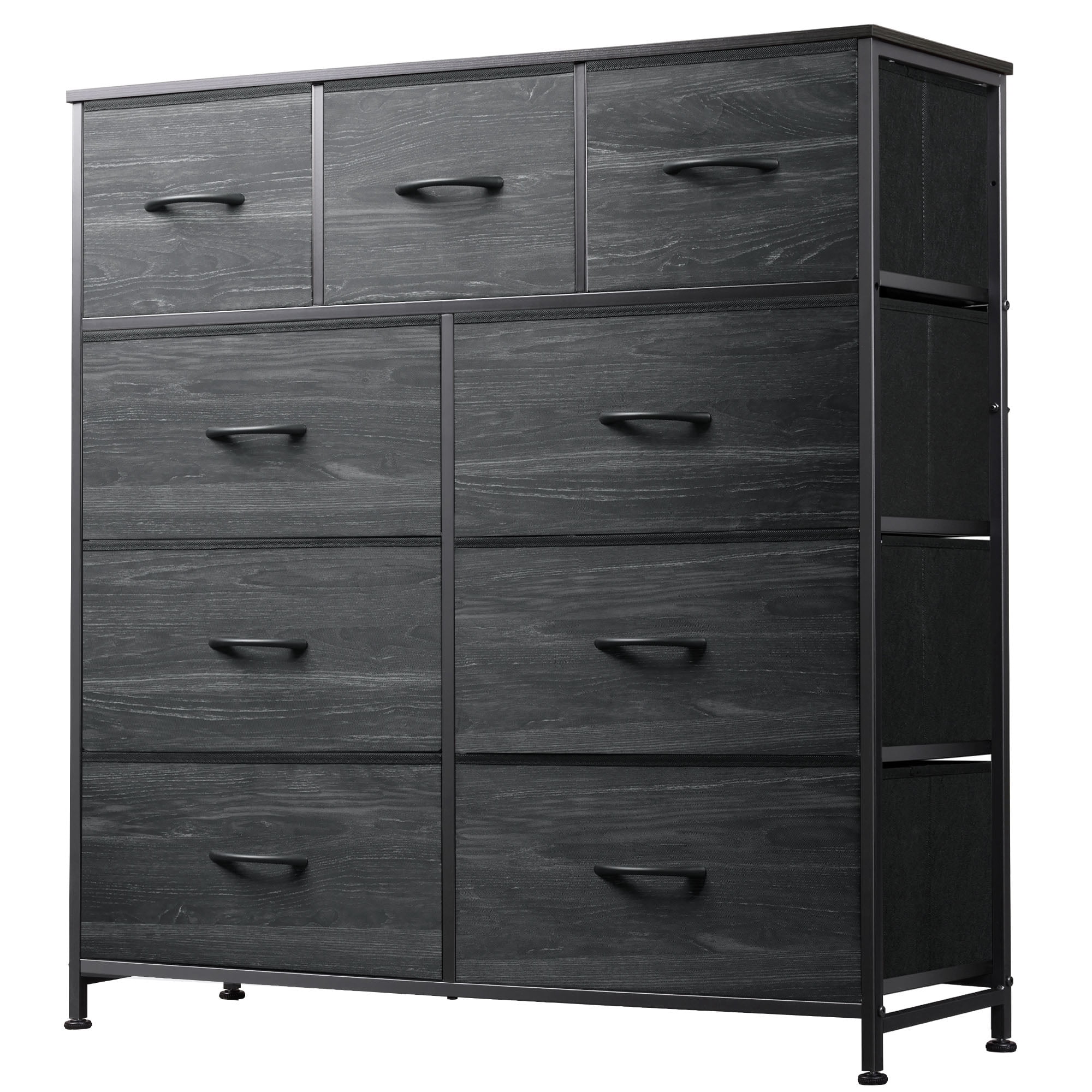 GALAXHERO 9-Drawer Fabric Dresser, Tall Storage Tower for Bedroom ...