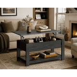 GALAXHERO Coffee Table, 39" Lift Top Coffee Table with Hidden Storage ...
