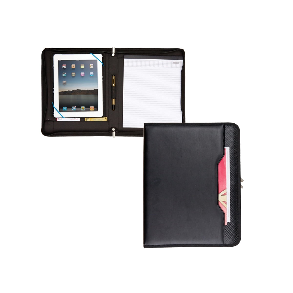 GALAXY ZIPPERED PADFOLIO - Walmart.com