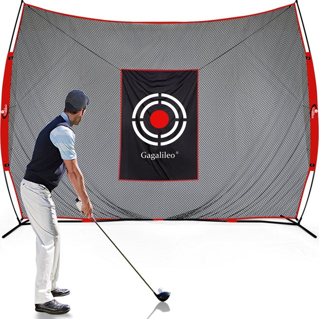 GALILEO Portable Golf Practice Net 12X10Feet, Indoor & Outdoor Training ...
