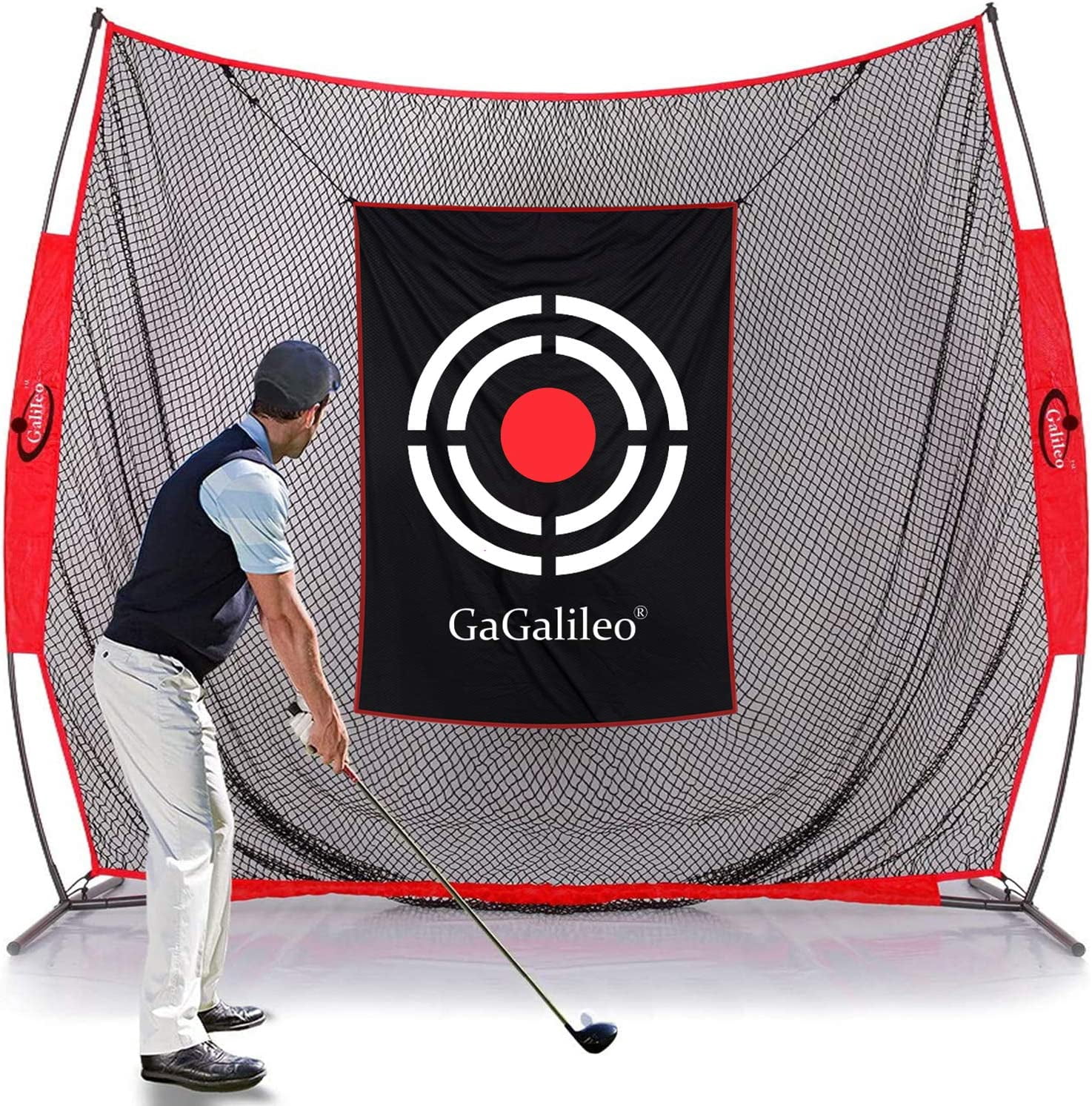 GALILEO Golf Practice Net Driving Range Golf Hitting Nets for Indoor ...