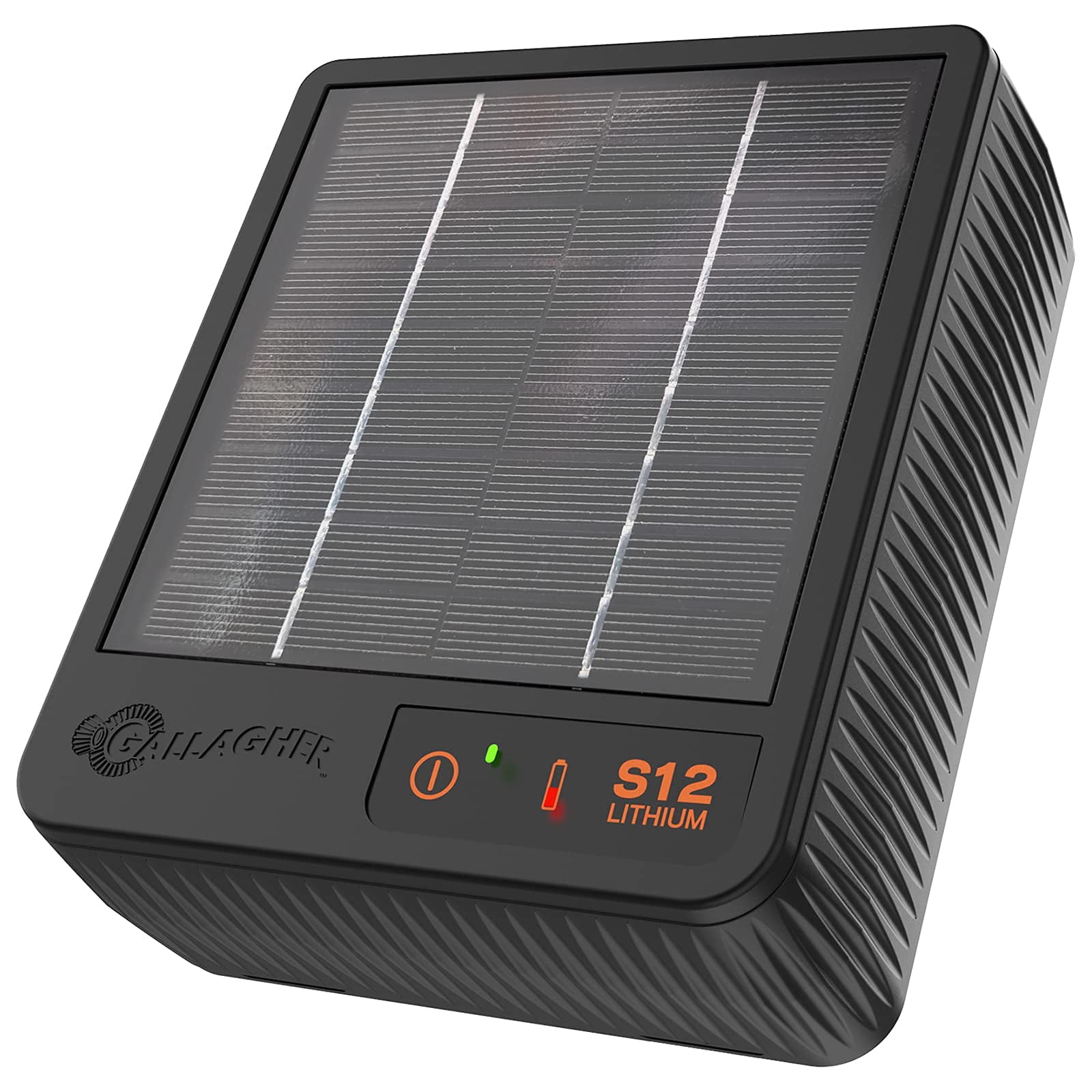 GALLAGHER S12 Solar Powered Fence GALLAGHER Energizer 4 m, Black ...