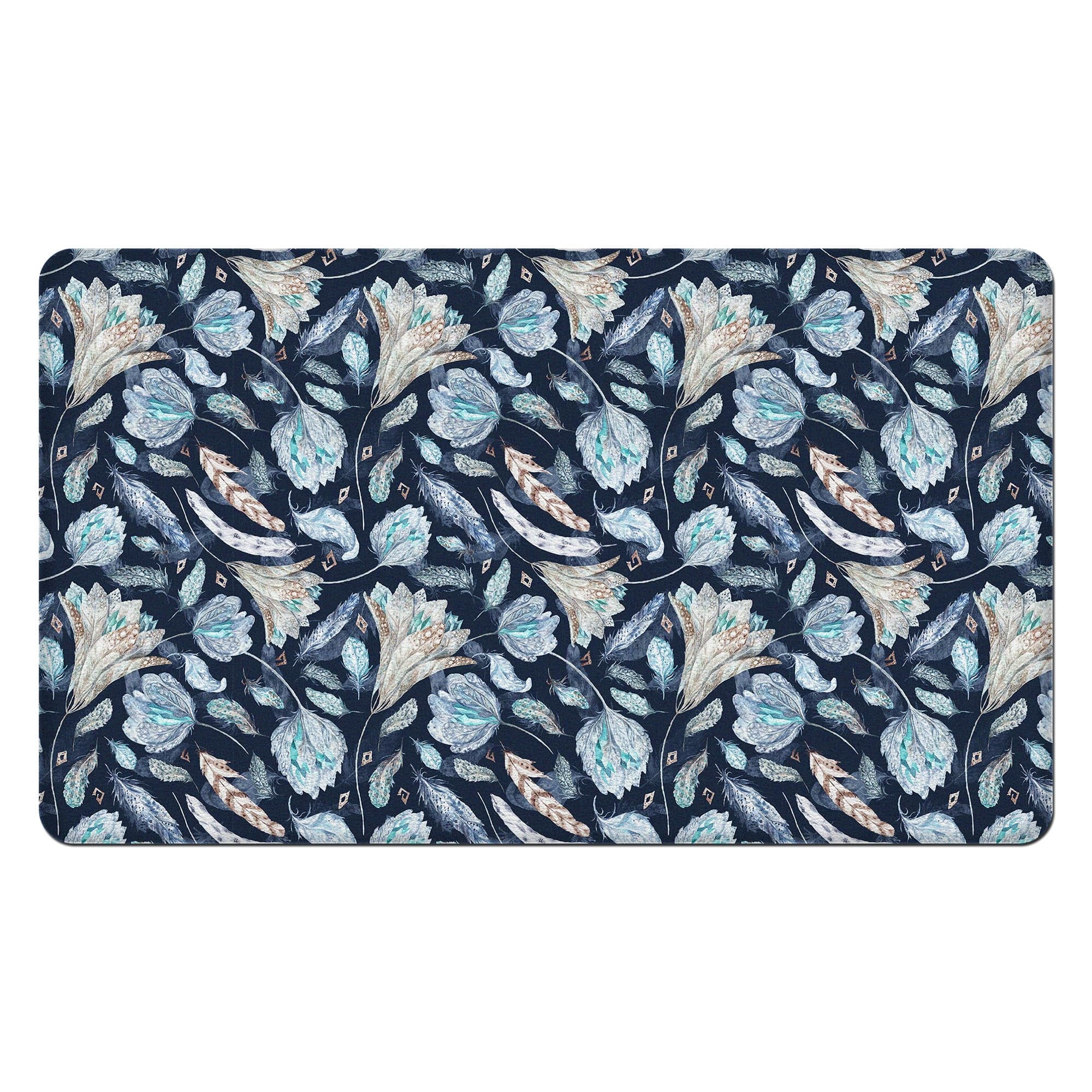 GALMAXS7 Boho Kitchen Rugs Kitchen Mats Bohemian Decor Anti Fatigue ...