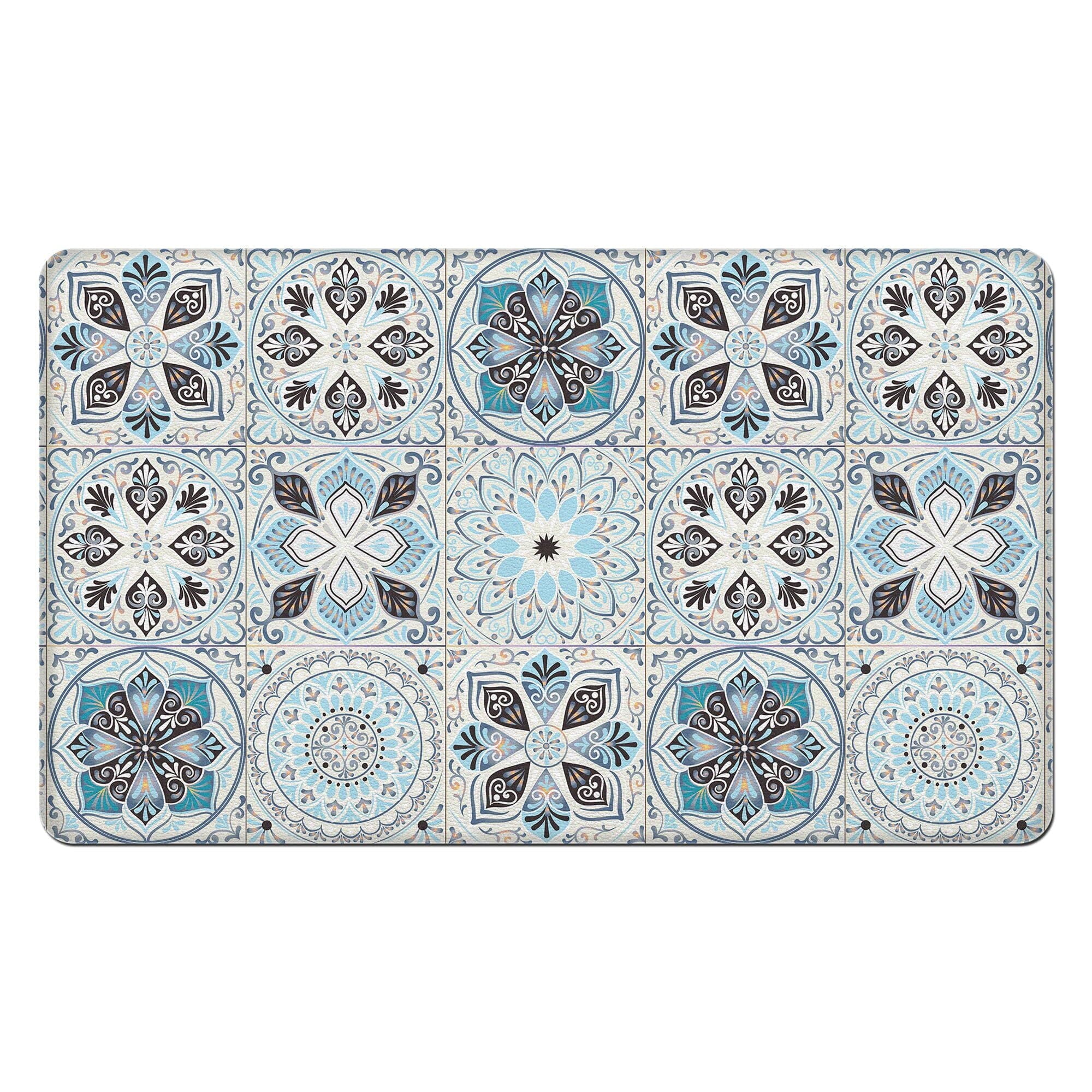 GALMAXS7 Boho Kitchen Rugs Kitchen Mats Bohemian Decor Anti Fatigue ...