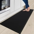 Galmaxs7 Kitchen Rugs, Rubber Backing, Washable Floor Mat, Black, 20x70 ...