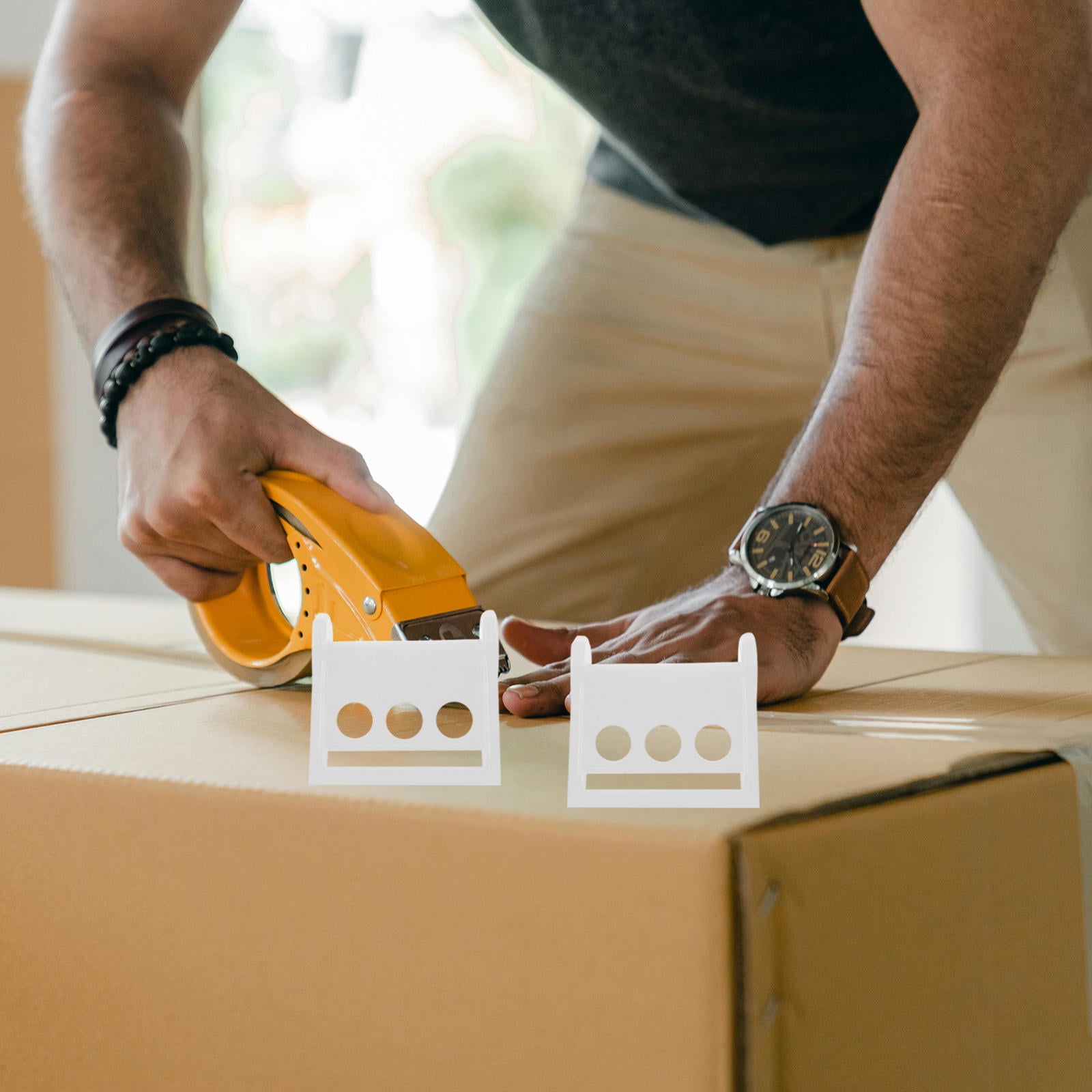 GALUBUBU 10Pcs Triangular White Plastic Corner Guards for Flatbeds and ...