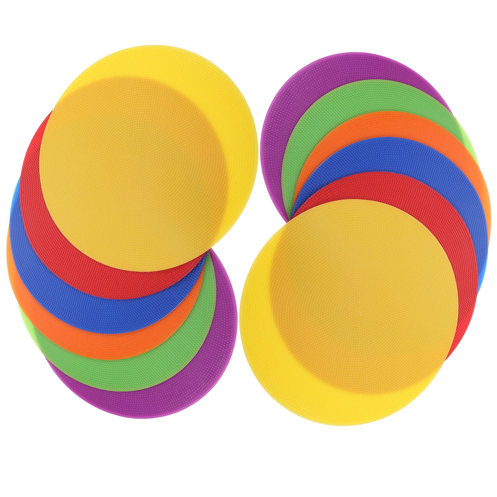 GALUBUBU 12Pcs Training Sign Discs for Soccer PVC Circular Spot Markers ...