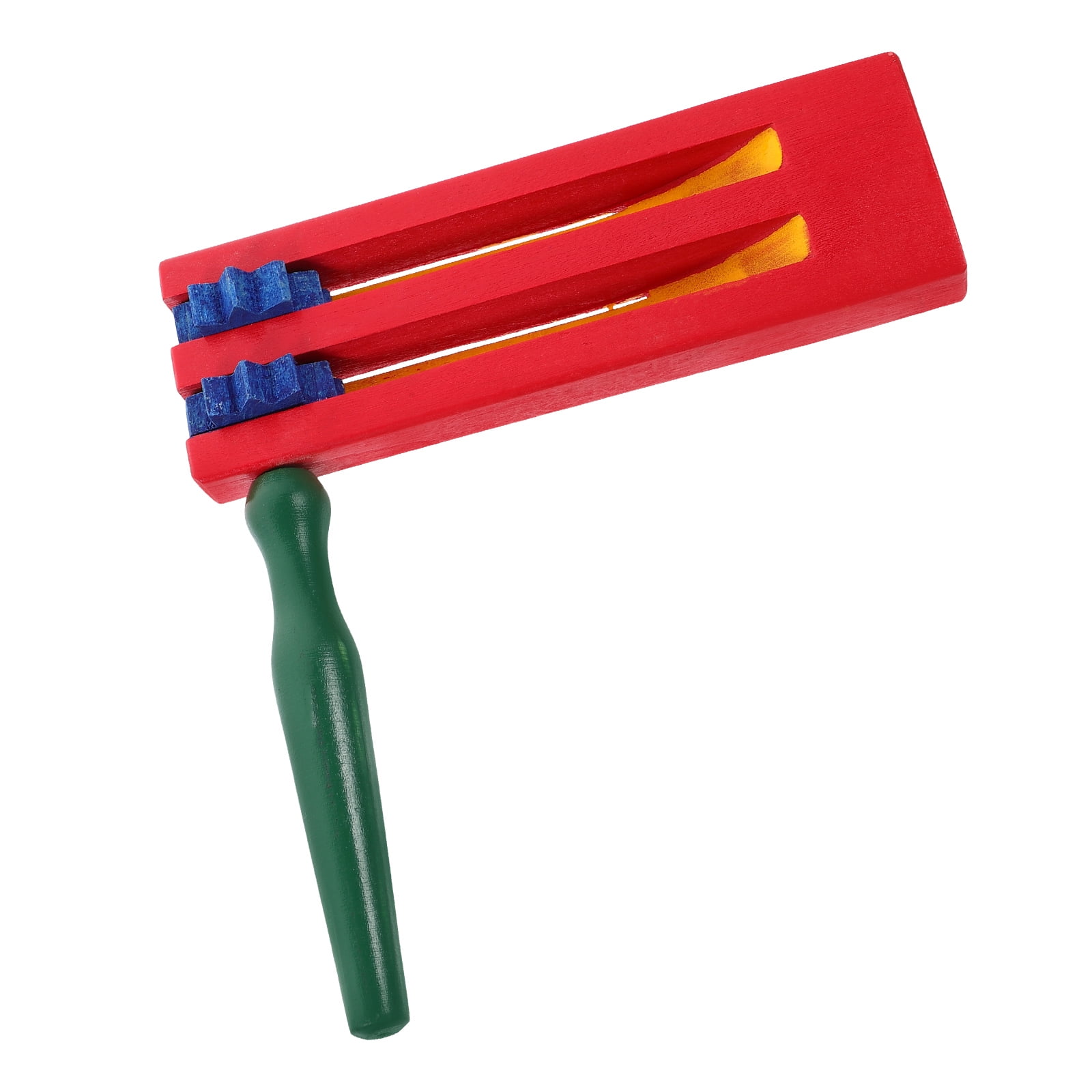 GALUBUBU 1Pack Ratchet Noisemaker Wooden Castanet for Early Childhood ...