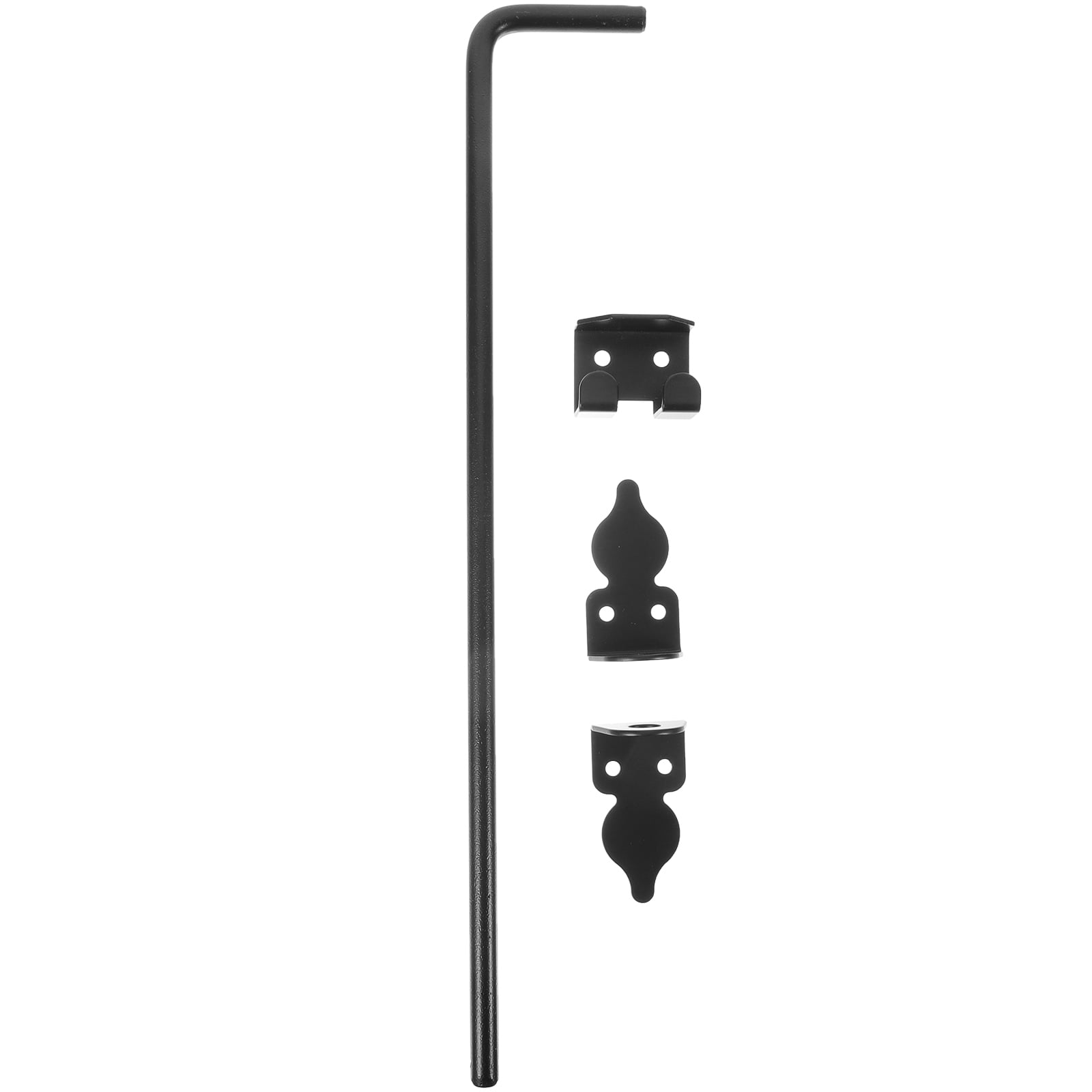 GALUBUBU 1Set Black Metal Latch for Outdoor Fence Security Stability ...