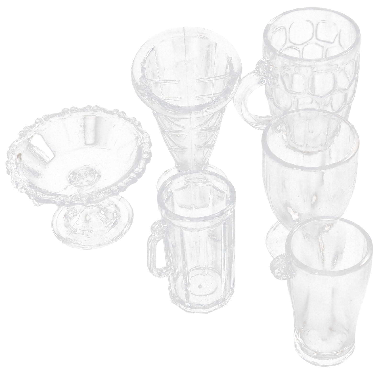 GALUBUBU 1Set Miniature Tableware with Realistic Texture and Shapes for ...