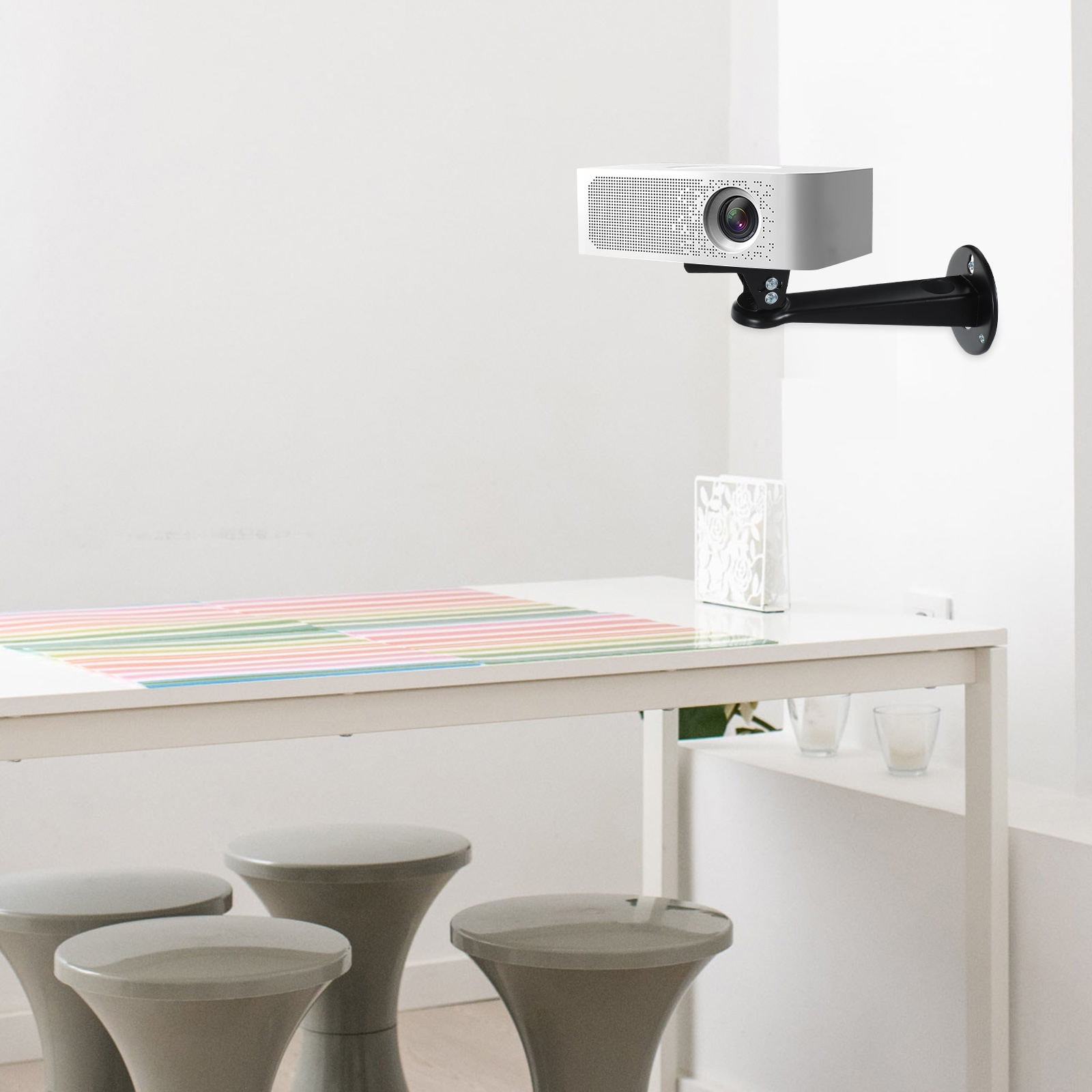 GALUBUBU Security Camera Shelf Mini Projector Wall Mount Holder Abs ...