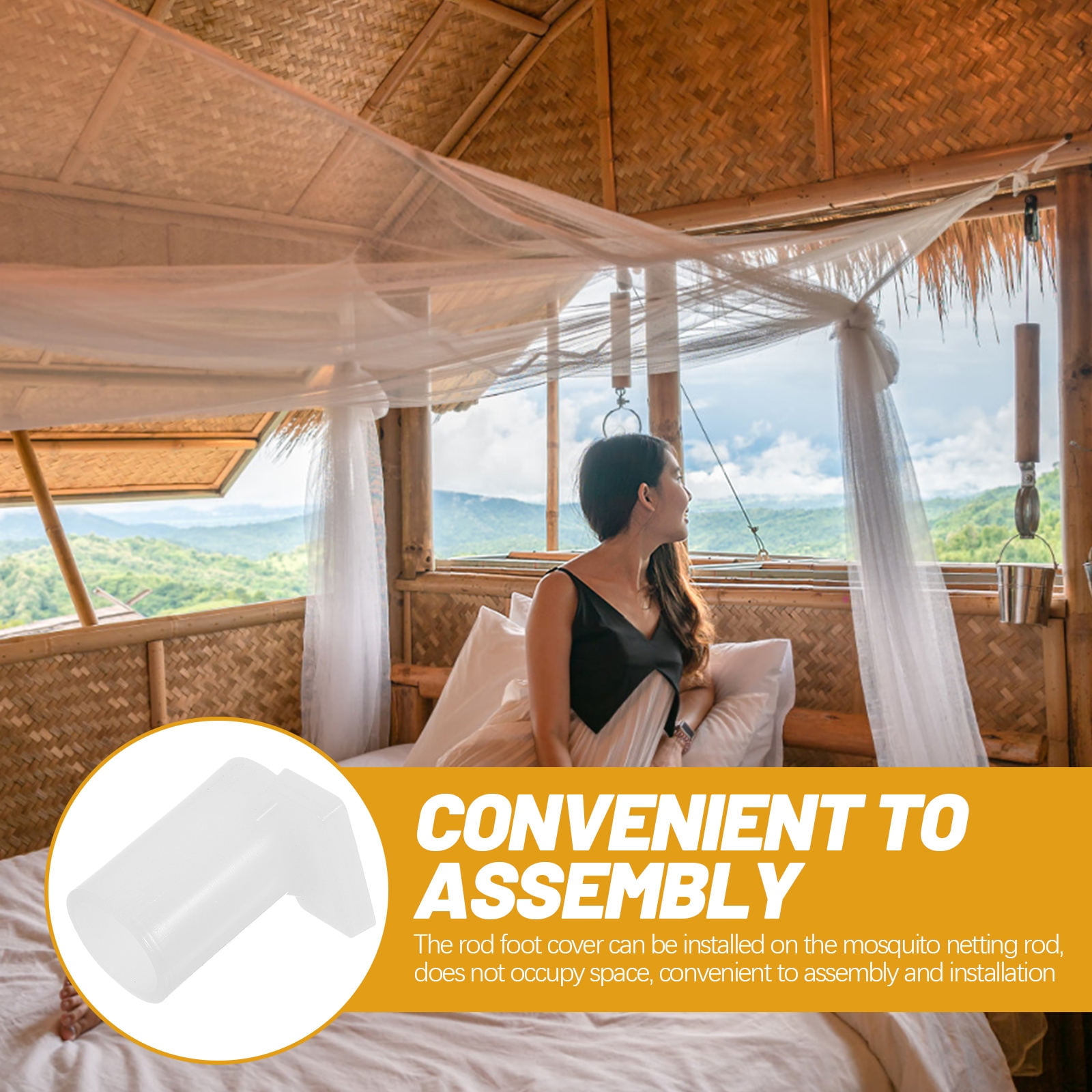 GALUBUBU 4Pcs Non-Skid Furniture Leg Caps Netting Brackets Foot Sleeves ...