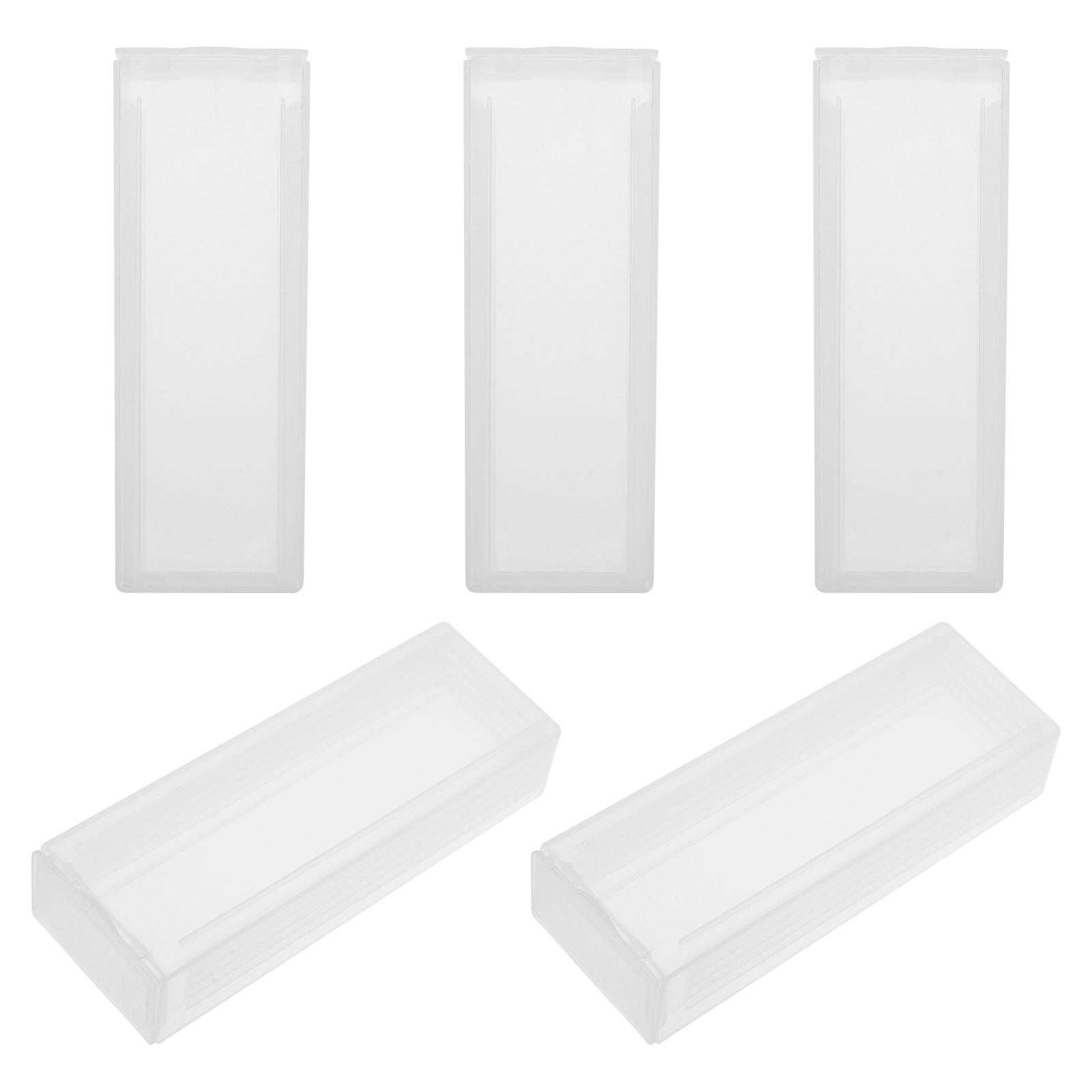 GALUBUBU 5Pcs Microscope Slide Storage Box Transparent ABS for ...