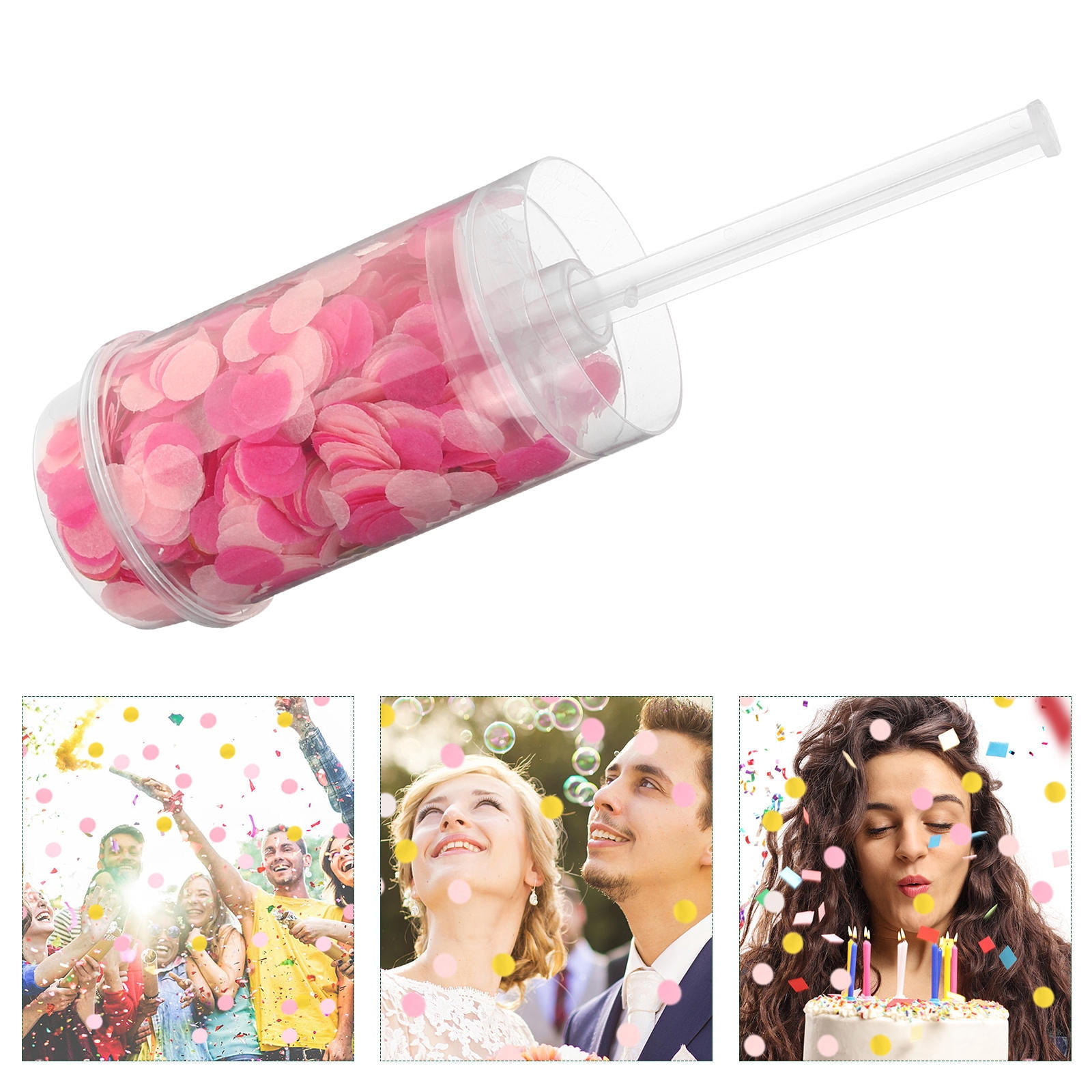 GALUBUBU 5Pcs Pink Confetti for Graduation Ceremony Party Accessories ...