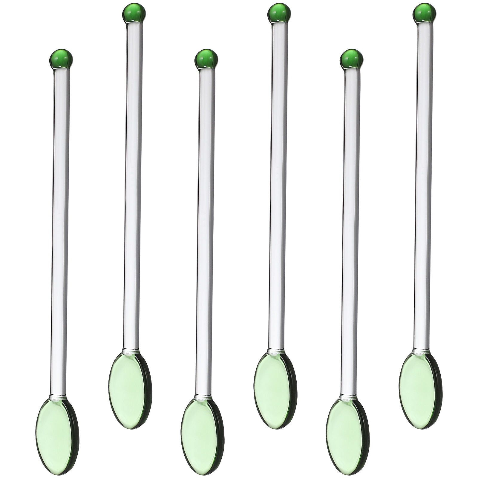 GALUBUBU 6Pcs Drink Glass Stir Sticks Cocktail Glass Stirrers for ...