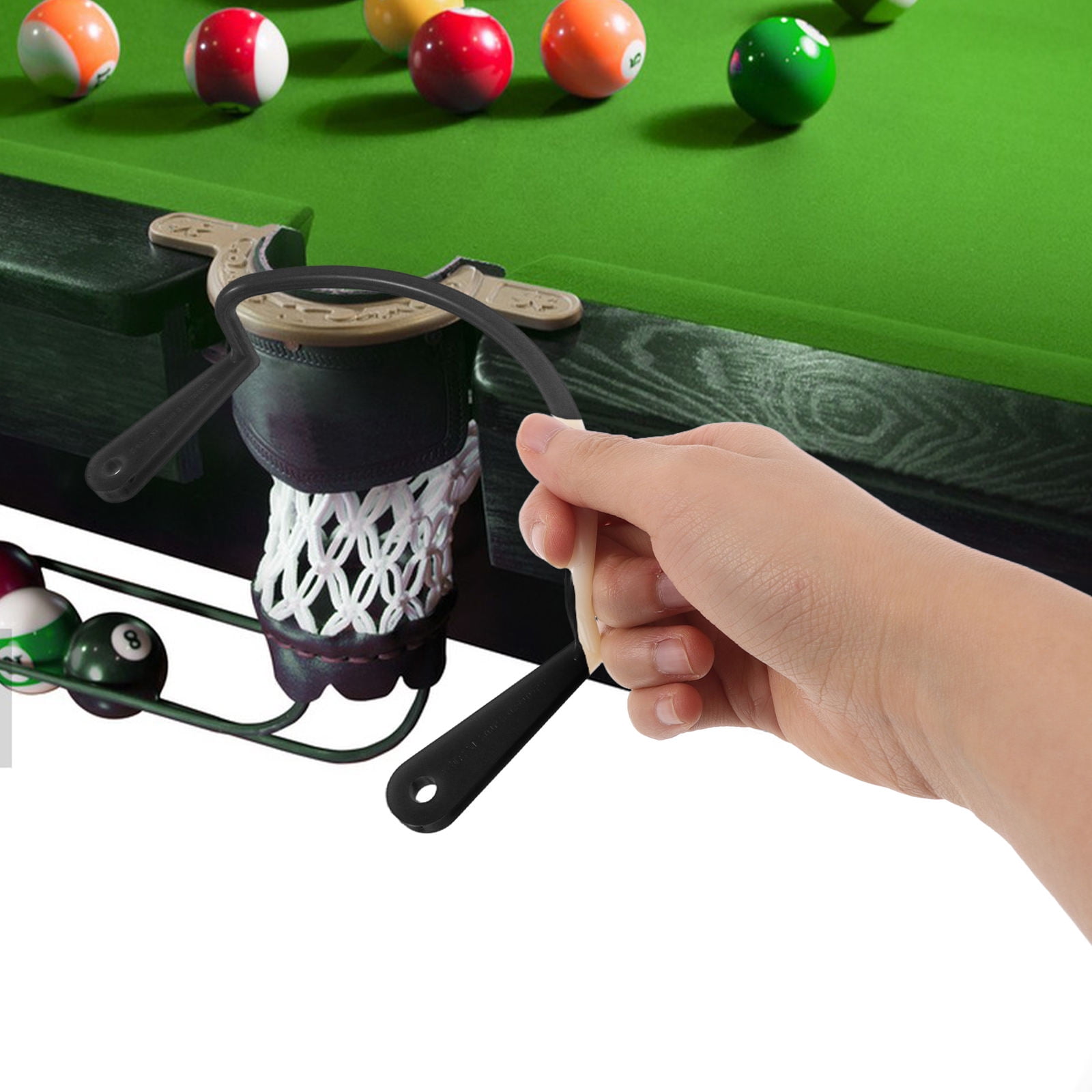 GALUBUBU 6Pcs Square Shape Pool Table Pocket Bracket Sturdy Support ...