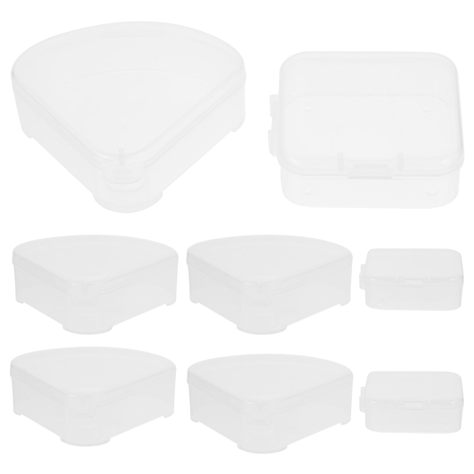 GALUBUBU 8 Pcs Triangular Powder Puff Box for Small Powder Storage 5 ...