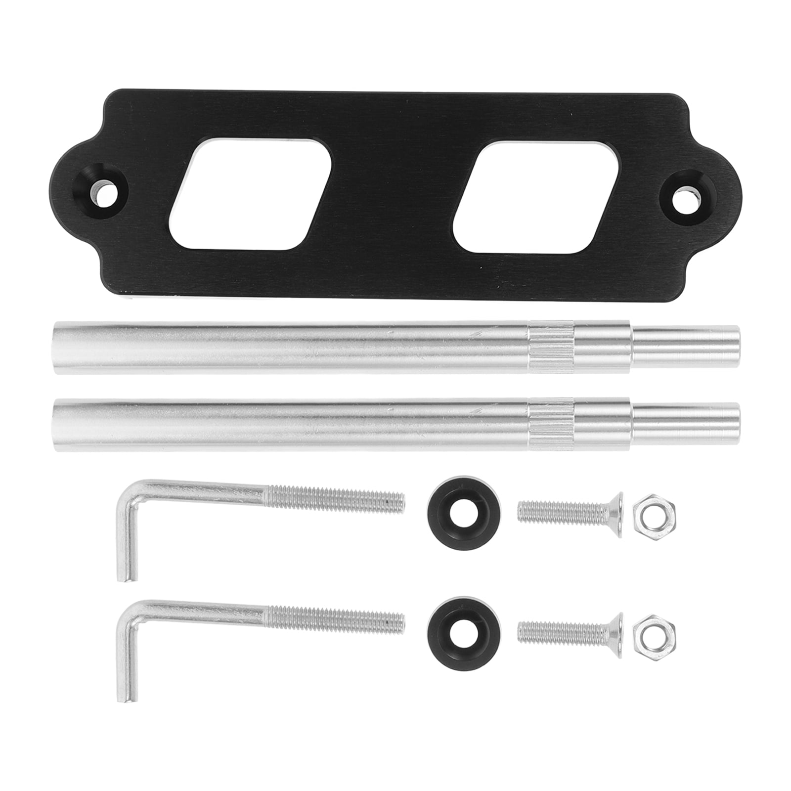 GALUBUBU Battery Hold Down Bracket 1Set Black Aluminum Alloy Protection ...