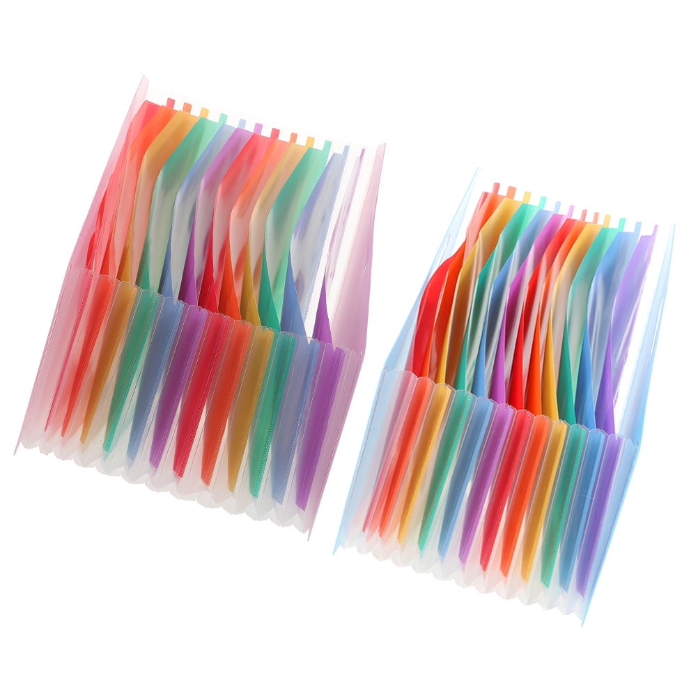 GALUBUBU Accordion Folders File Folder Pink 2Pcs - Walmart.com