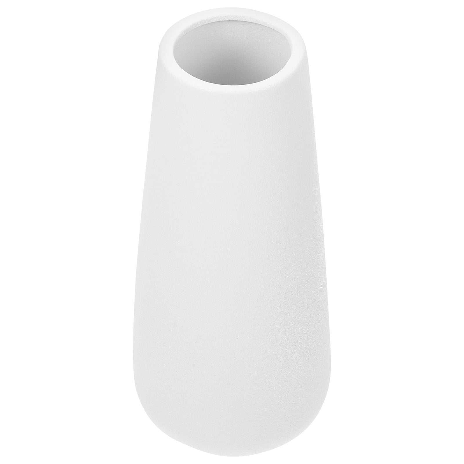 GALUBUBU Flower Container Ceramic Vase White 1Pack Modern Nordic Style ...
