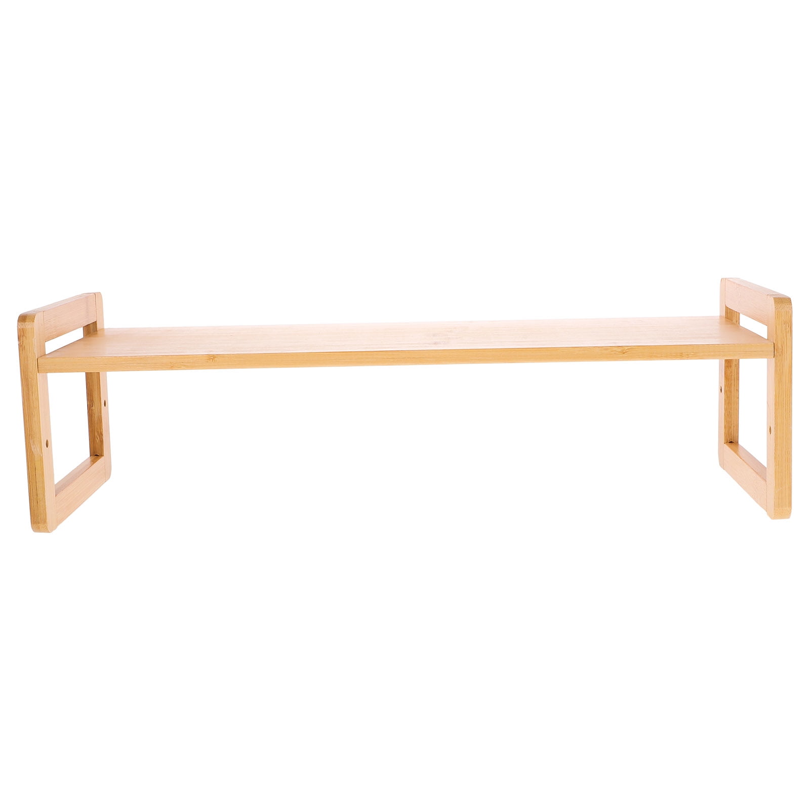 GALUBUBU Khaki Rectangular Bamboo Monitor Stand Riser 1Pack for ...