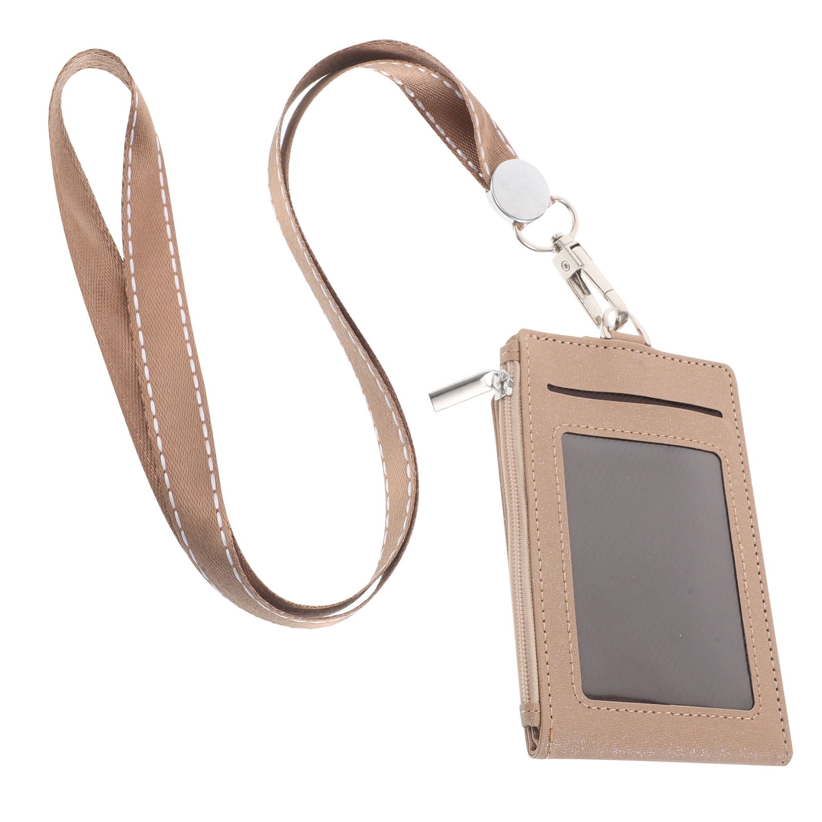 GALUBUBU Minimalist Rectangular Name Badge Holder 1Set for School ID ...