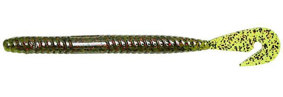 GAMBLER BW6038 Burner Worm June Bug Blue Tail Size 6" 9 count Fishing ...