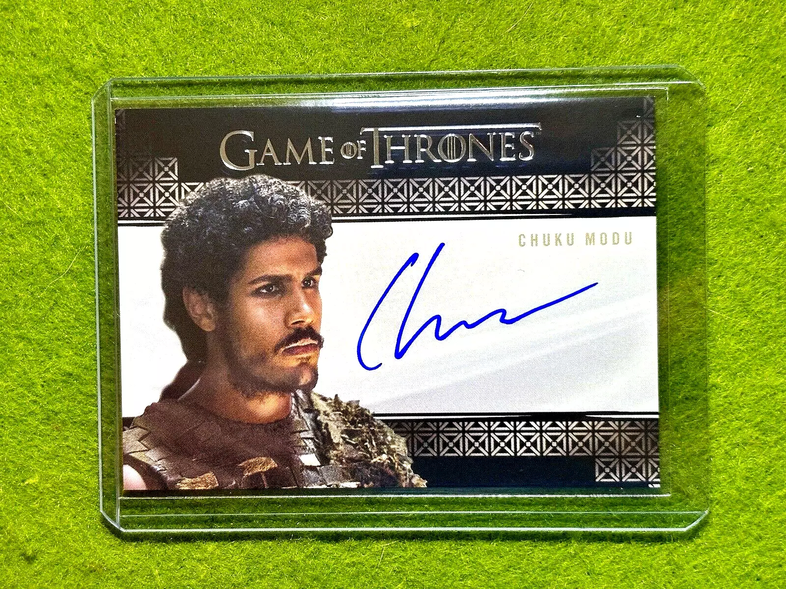 GAME OF THRONES Chuku Modu AUTO as Aggo AUTOGRAPH 2023 Rittenhouse ON ...