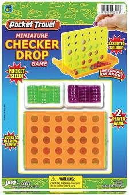 GAME Pocket Travel Checker Drop by JaRu - Walmart.com