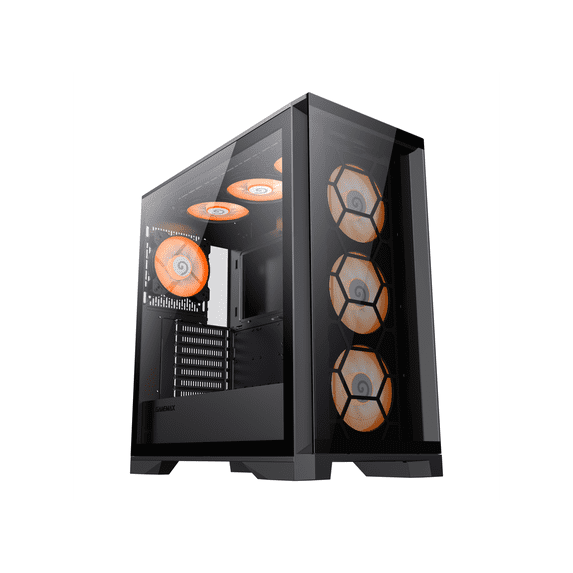 GAMEMAX Leader TG Black Full Tower Computer Case-Micro ATX / ATX / ITX ...