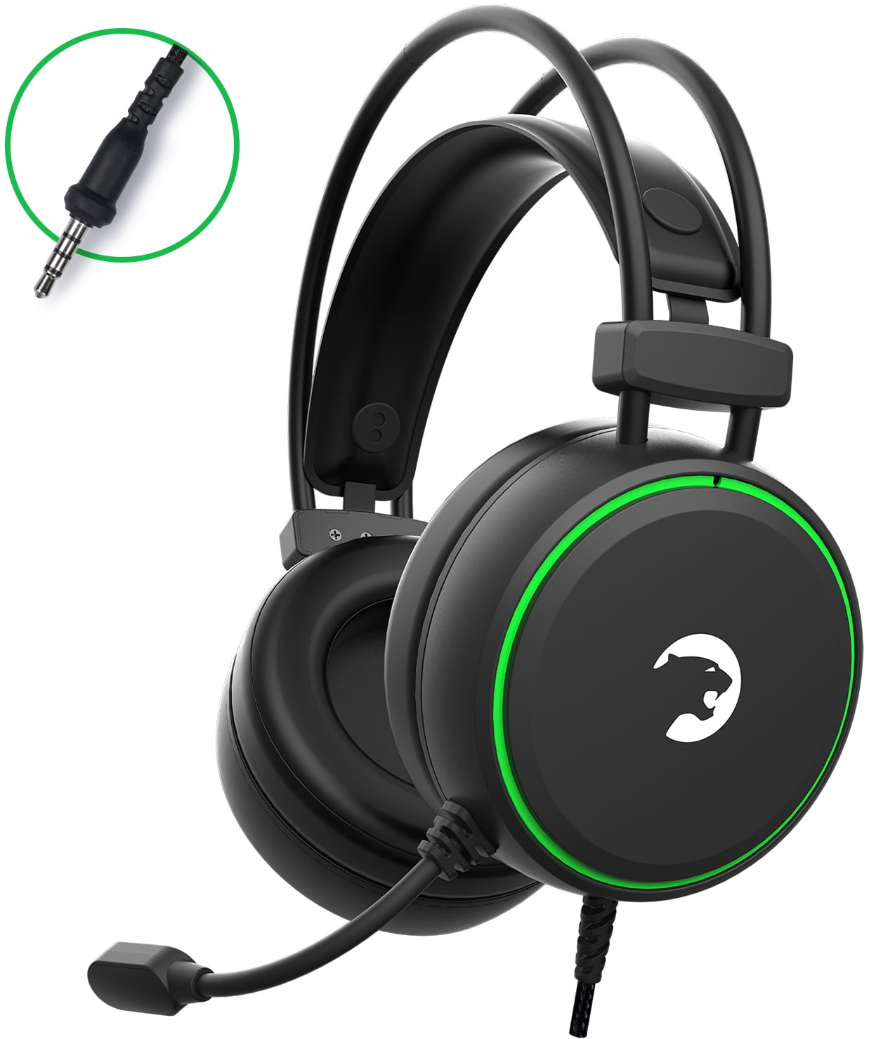 GAMEPOWER JIN X 3.5mm Jack Gaming Headset - Wired Headphones with 50MM ...