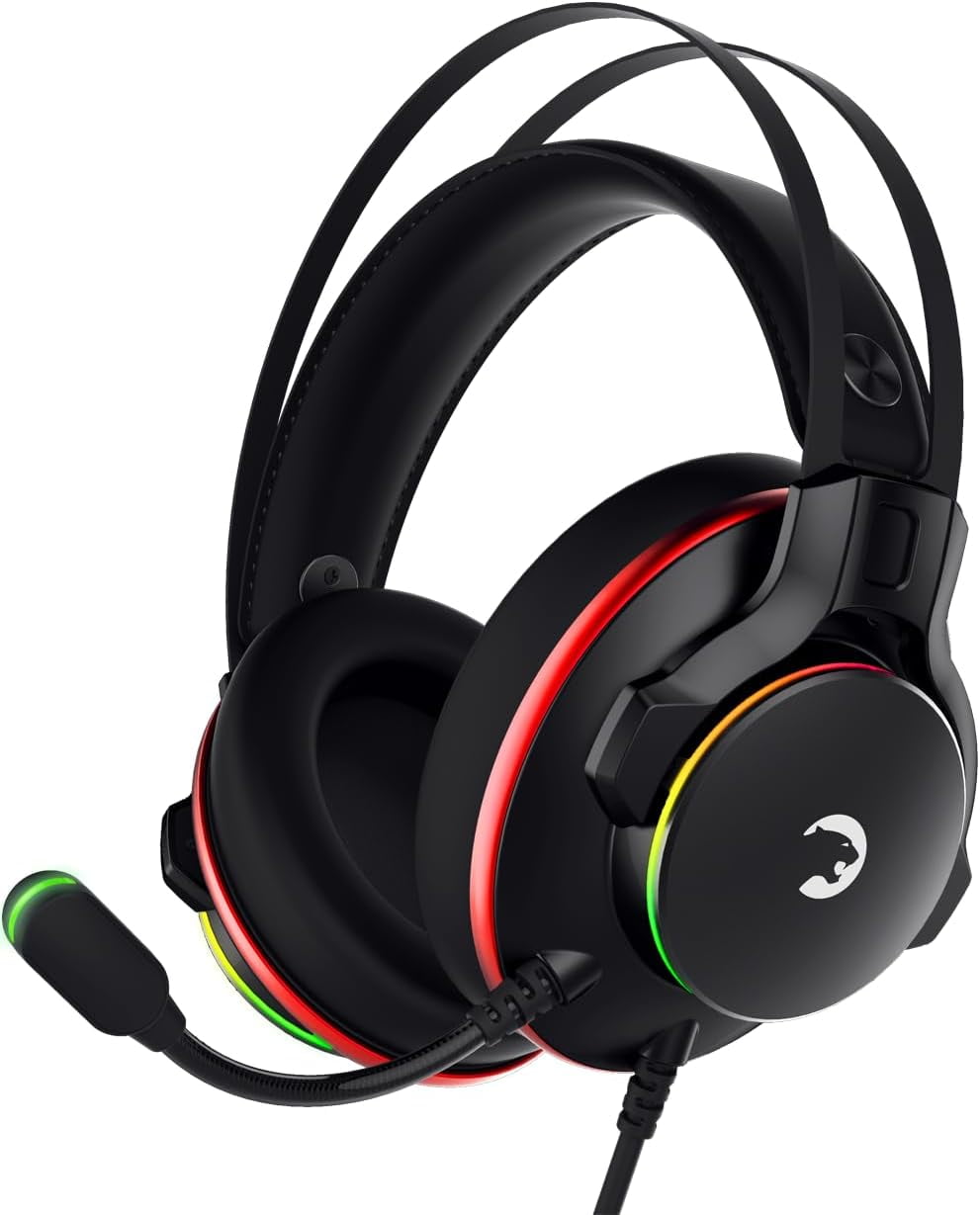 GAMEPOWER Mei USB Gaming Headset - 7.1 Virtual Surround Sound, Wired ...