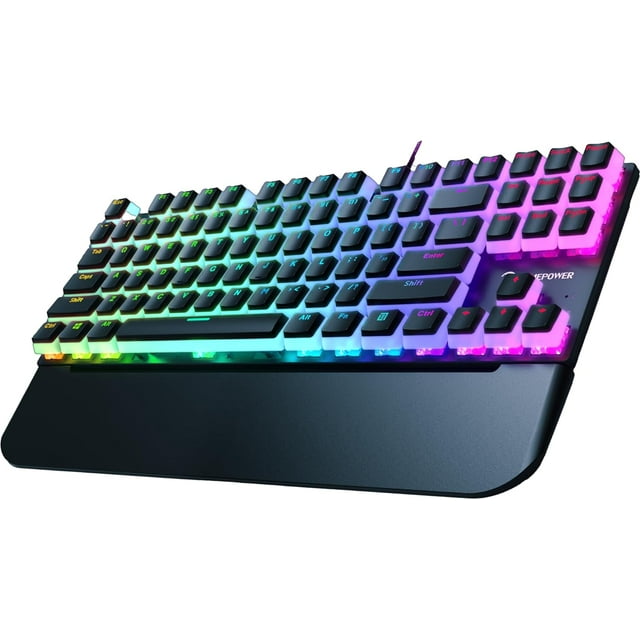 GAMEPOWER Suki TKL Wired Mechanical Gaming Keyboard, Programmable ...