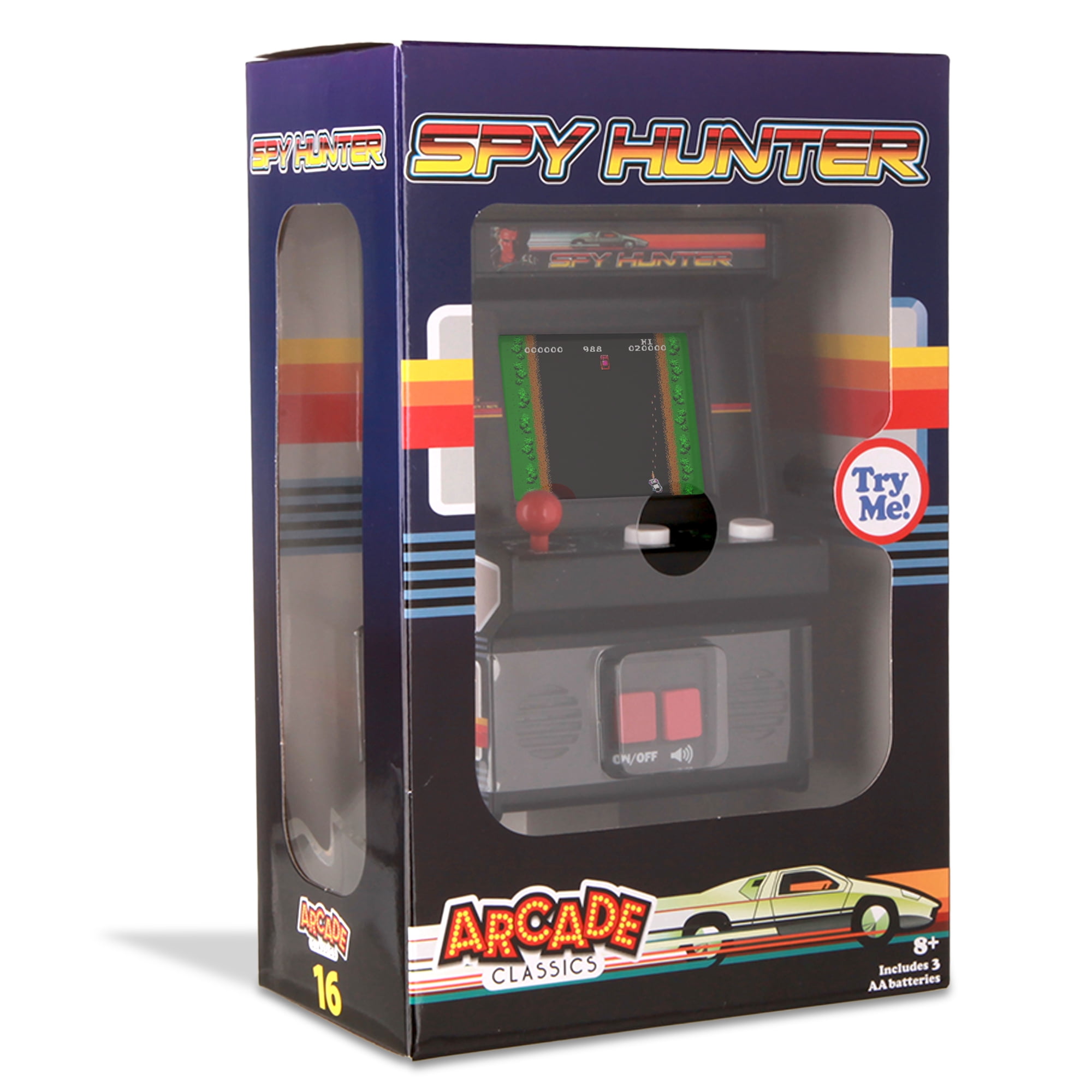 GAMES Arcade Classics Spy Hunter Retro Mini Arcade Game - Walmart.com