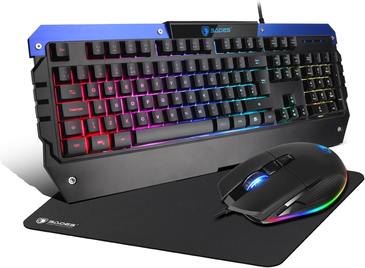 GAMING KEYBOARD AND MOUSE SET: SADES Battle Ram Gaming Keyboard and ...