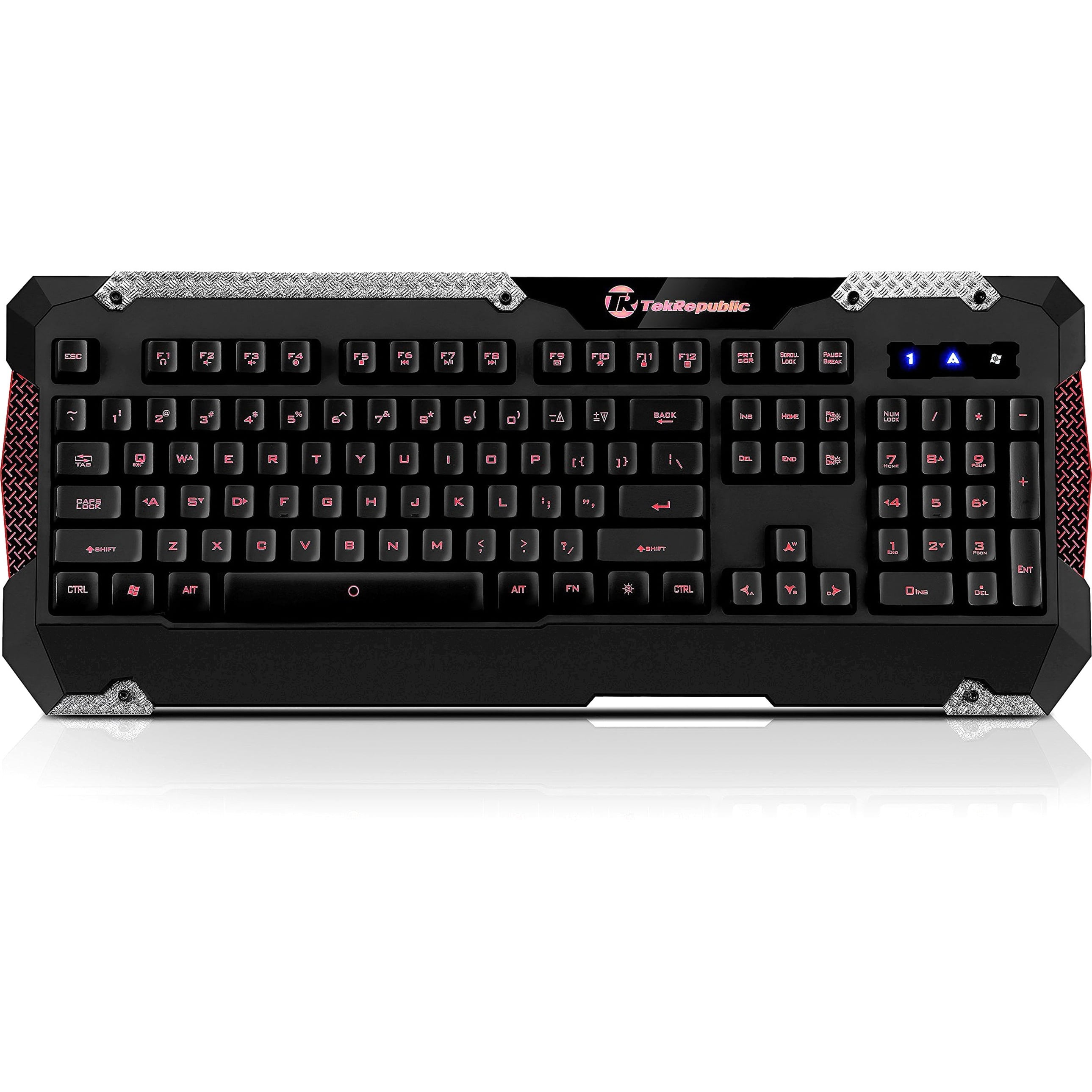 GAMING KEYBOARD USB 3 COLOR RED/BLUE/PURPLE - Walmart.com