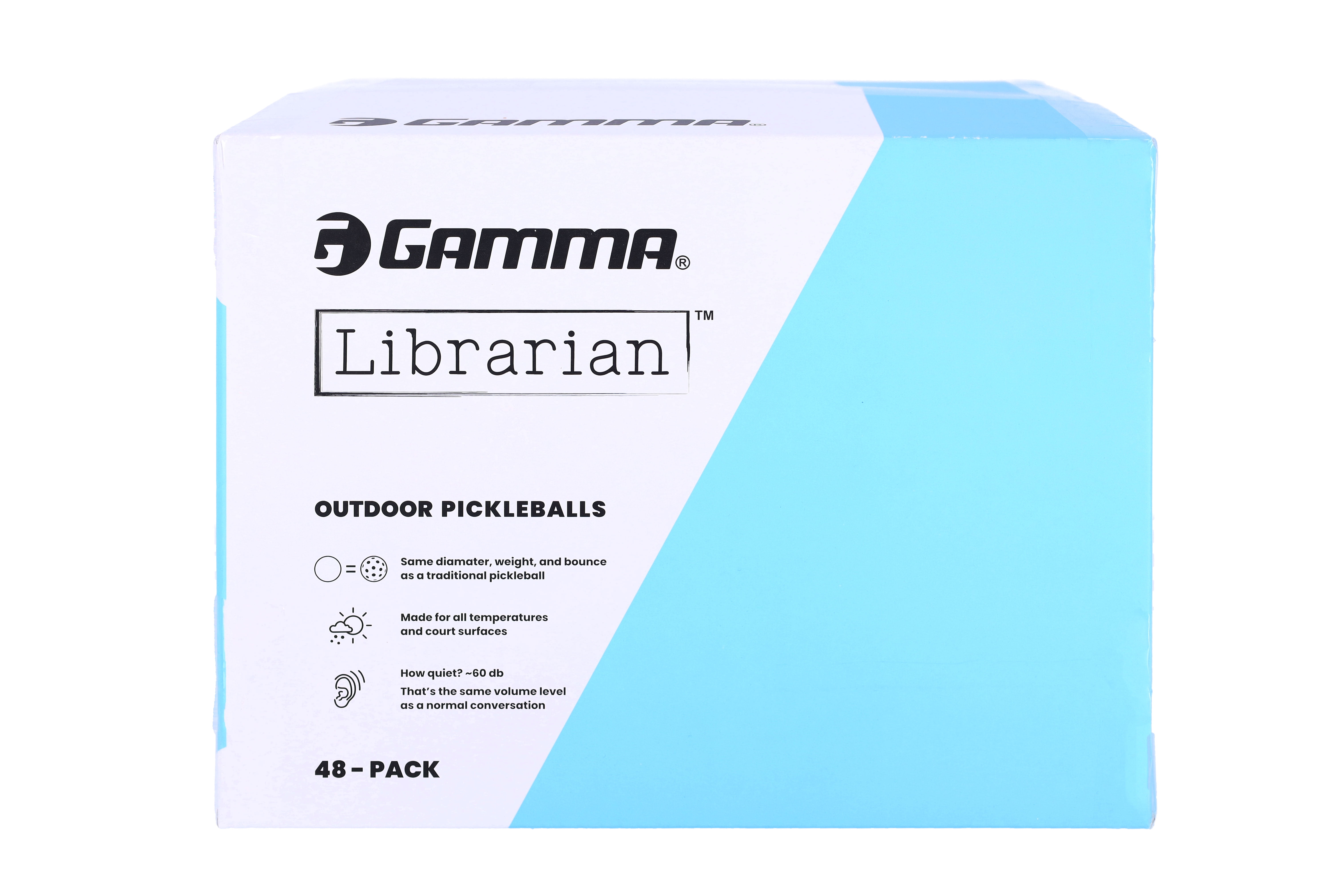 GAMMA Librarian Foam Pickleball Balls, Quiet Training Equipment, Indoor ...