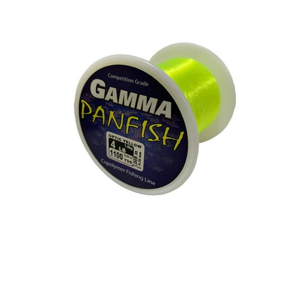 GAMMA Polyflex Copolymer Panfish Fishing Line Refill Spool, Optic ...