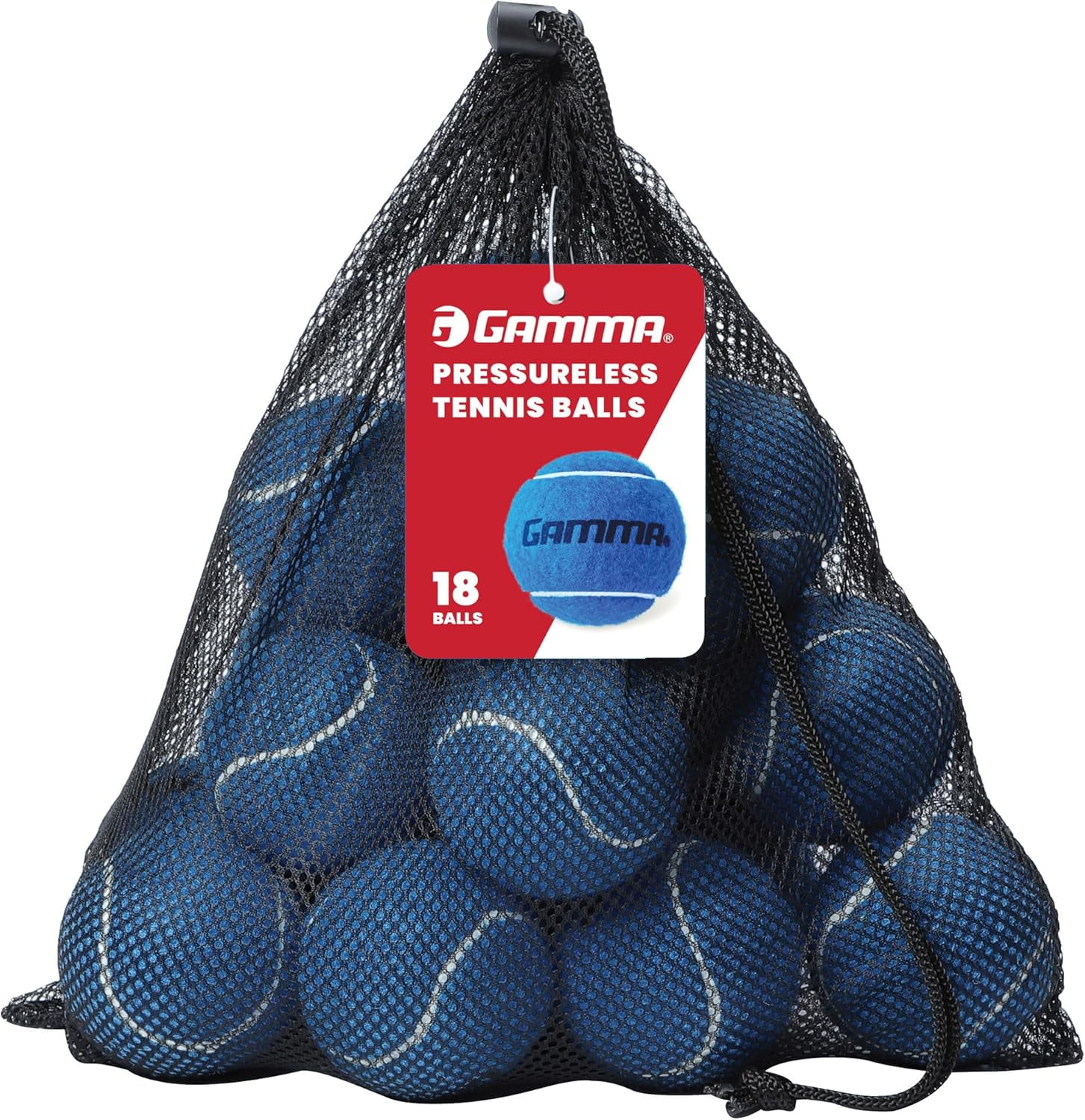 GAMMA Pressureless Tennis Balls, Blue, Bag of 18 - Walmart.com
