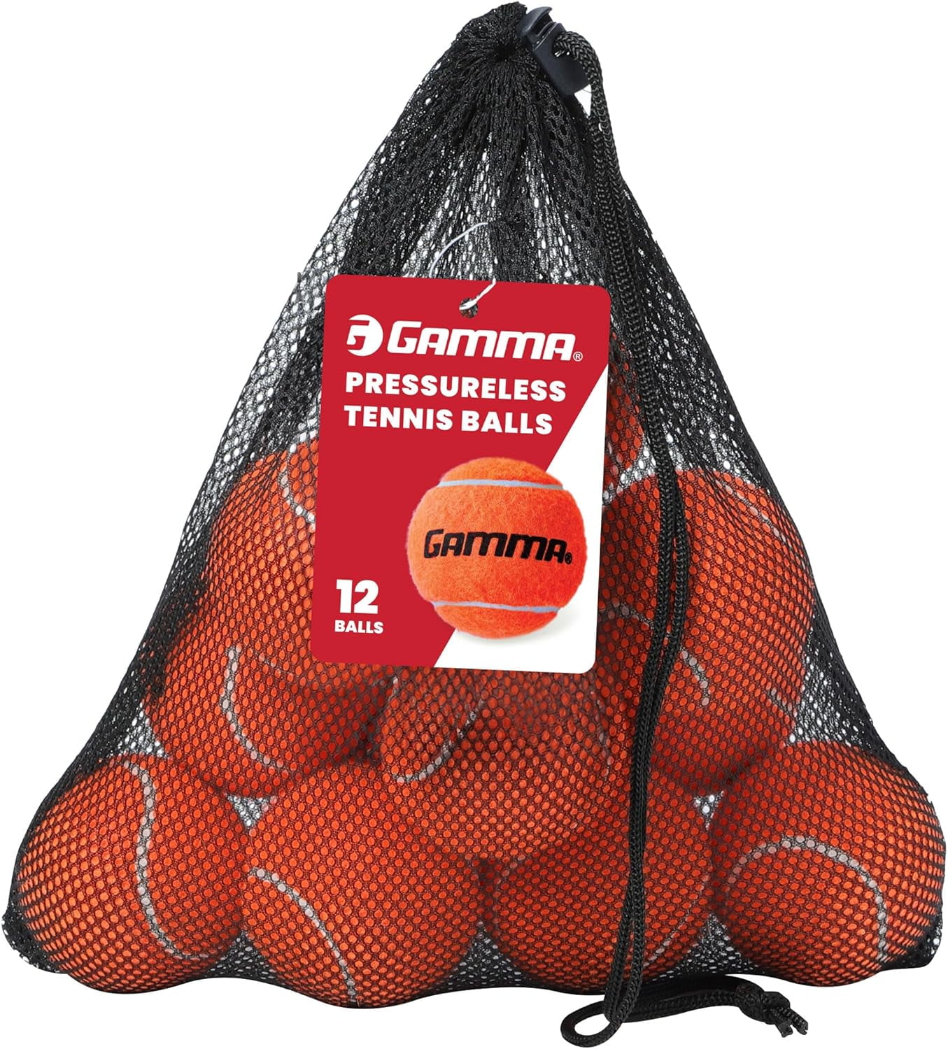 GAMMA Pressureless Tennis Balls, Orange, Bag of 12 - Walmart.com