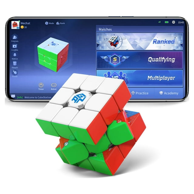 GAN 356 i3 Smart Speed Cube 3x3, Stickerless Intelligent Cube with ...